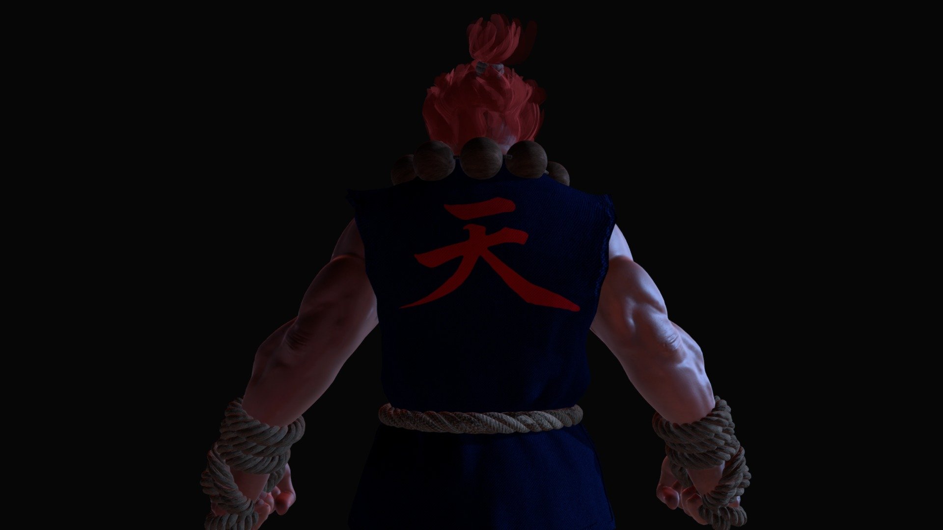 Akuma Street Fighter - 3D model by DJALMA SALARINDO (@djay_art ...