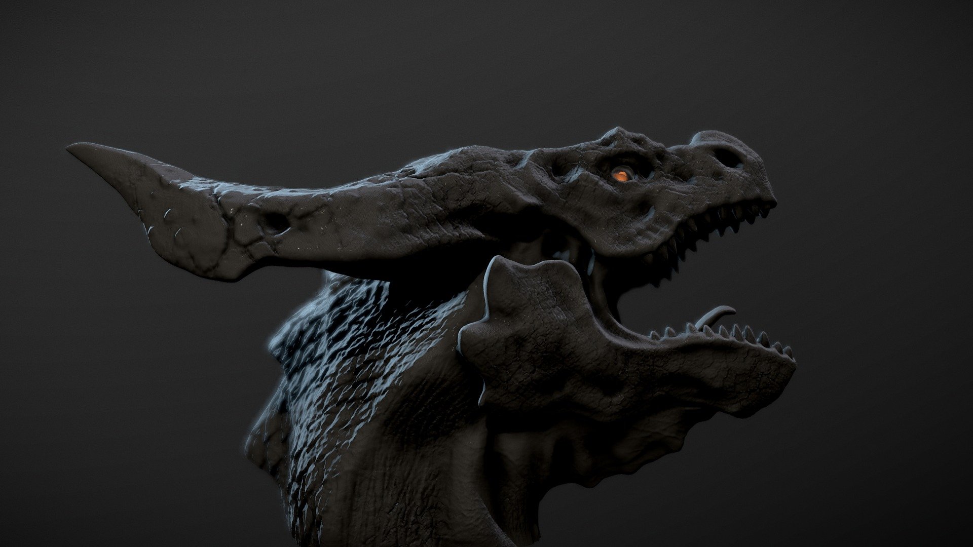 dragon bust \ design variation - 3D model by sharoth.cg (@sharoth ...
