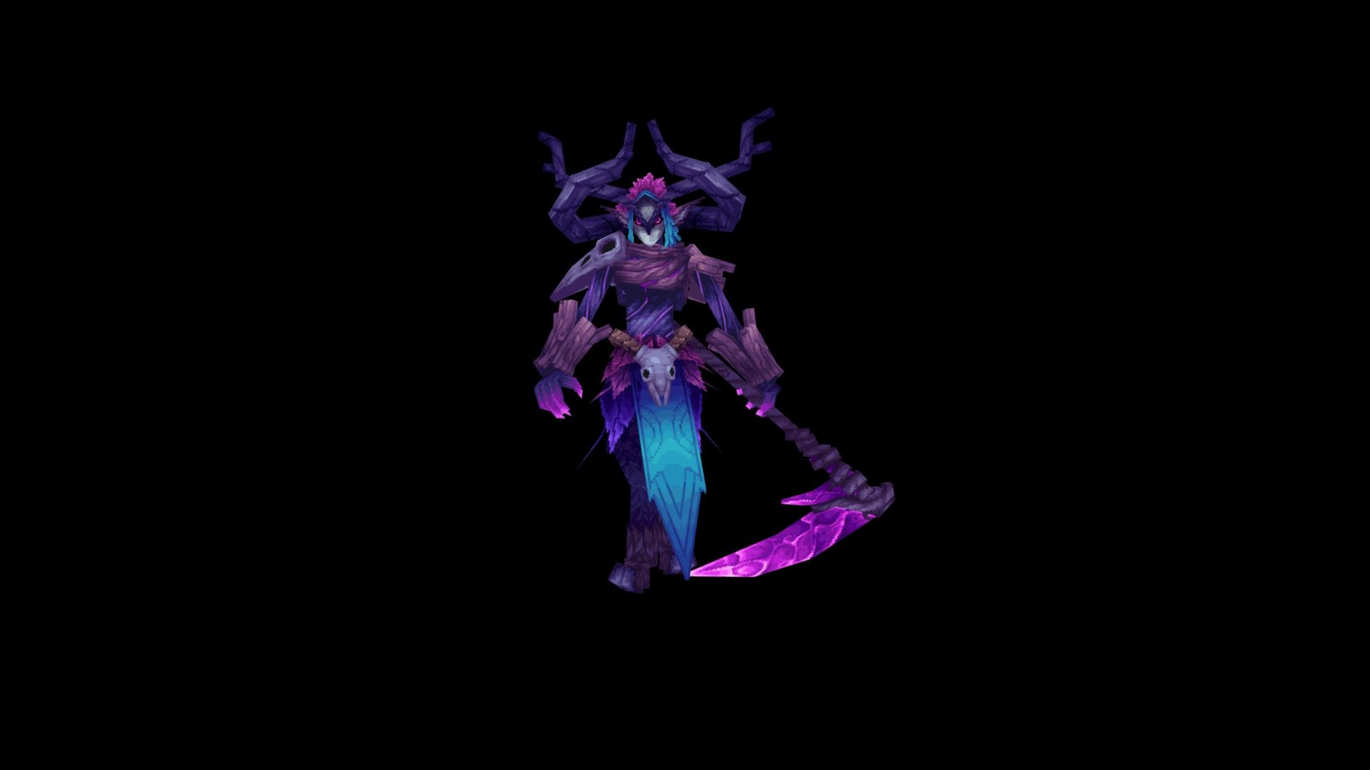 purple pink lady - 3D model by David Grindholmen (@filmjolk) [a21bf36 ...