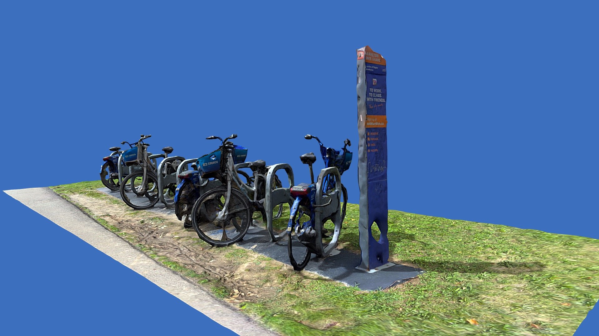 Sobi Bike Rack in Victoria Park - 3D model by Hamilton Public Library [a21c81f] - Sketchfab