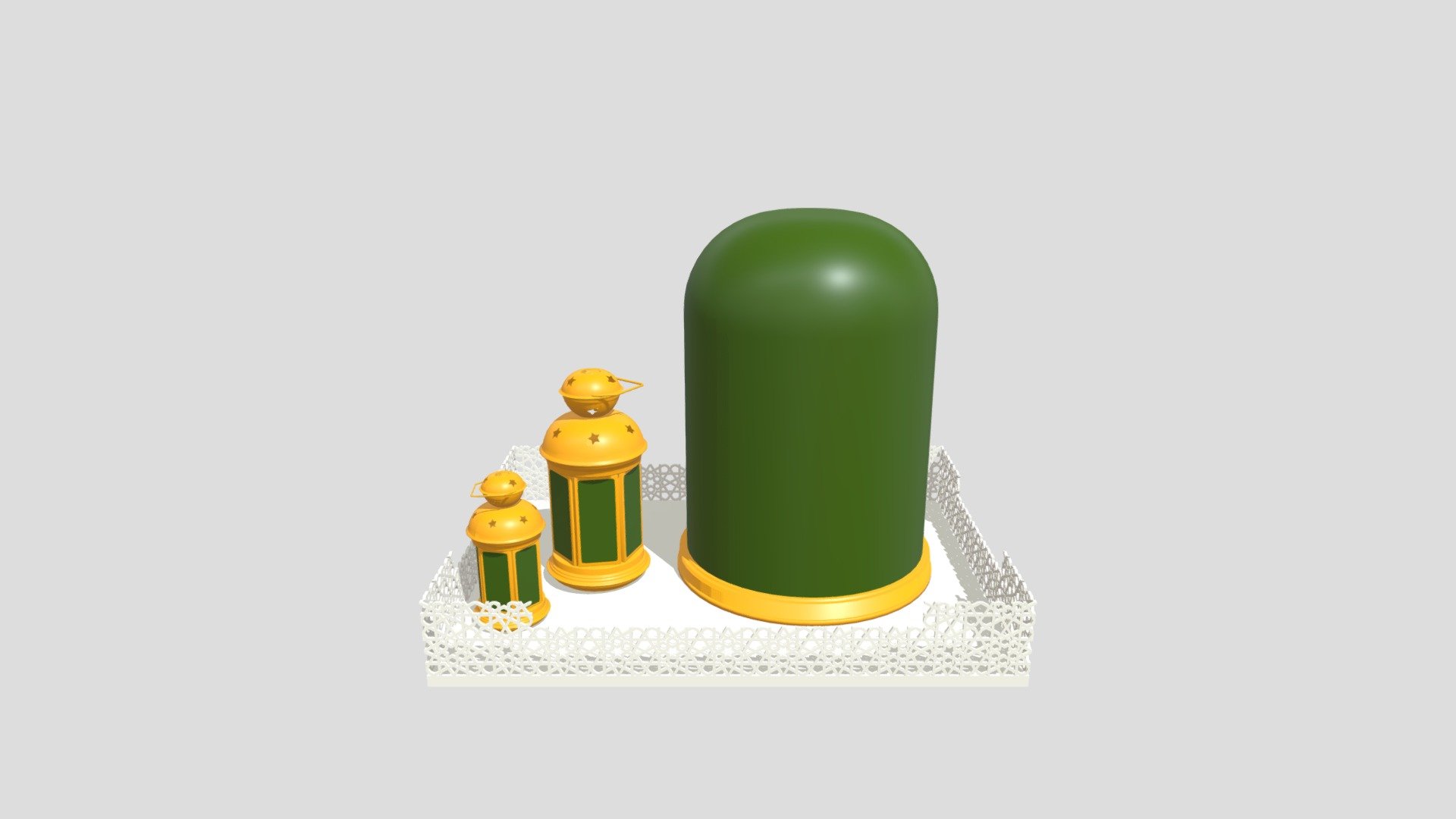 Ramadan Mbrq - Download Free 3D model by umair001 [a21c9d0] - Sketchfab