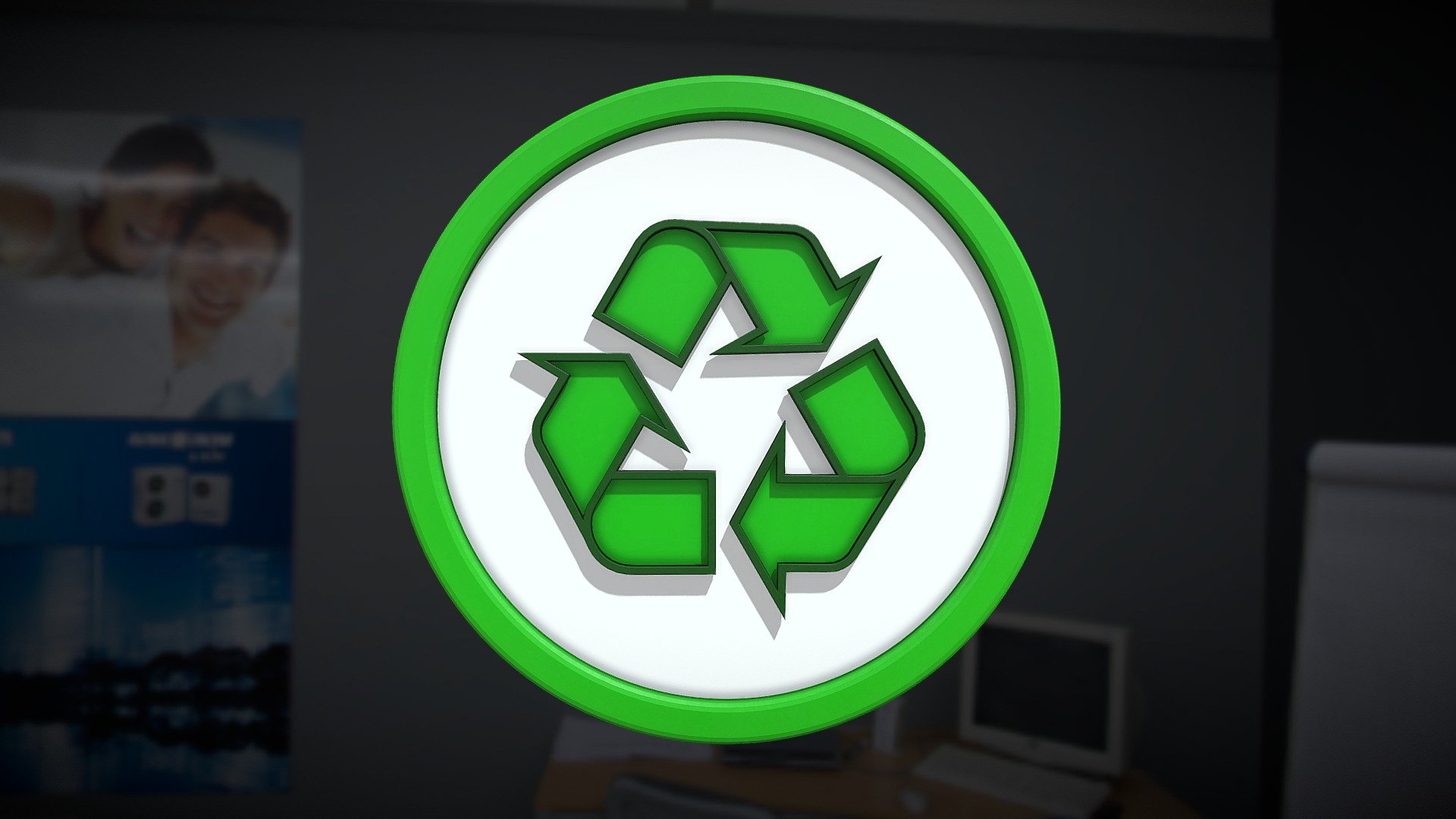 Recycle Logo - Buy Royalty Free 3D model by AnshiNoWara [a21cc09 ...