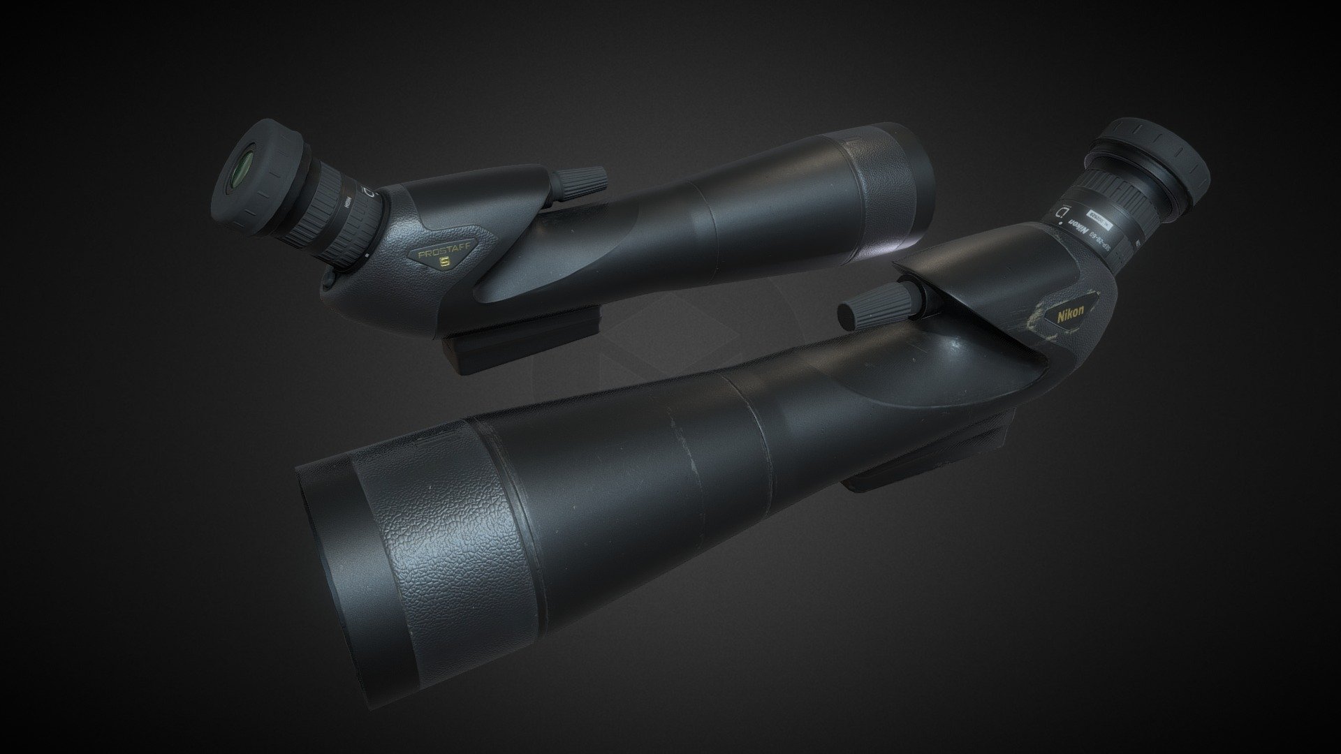 Nikon Scope - 3D model by Mr.Hands (@xending) [a21df0f] - Sketchfab