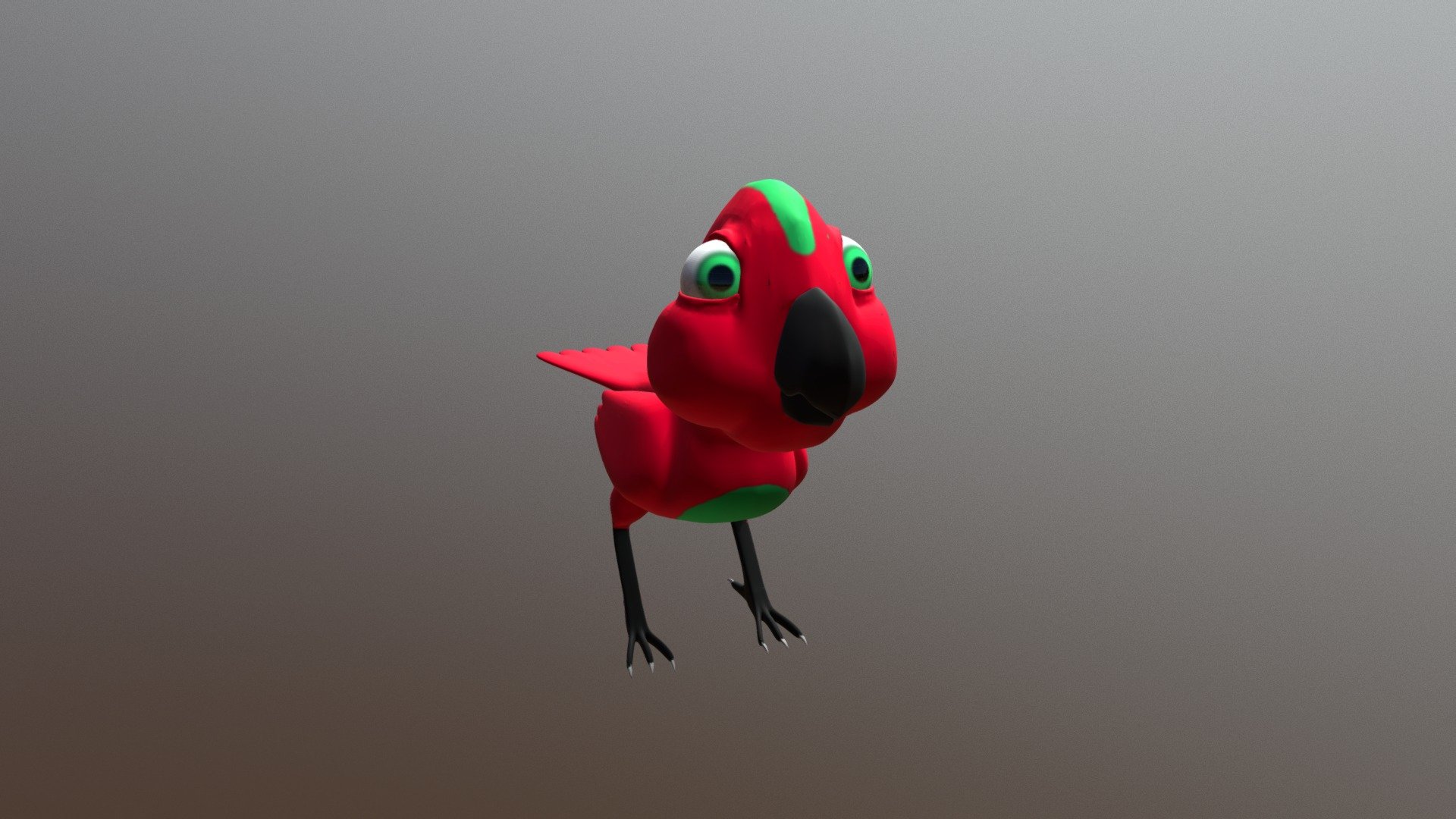 Cartoon Bird - 3D model by joae12 [a21e064] - Sketchfab