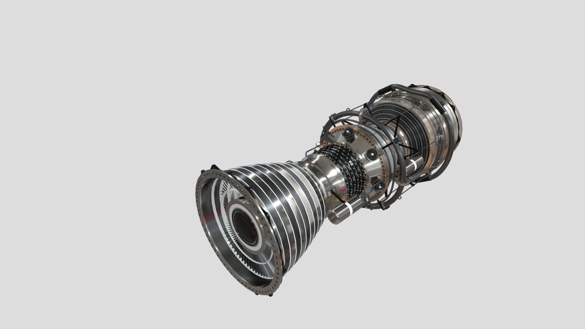 turbine__turbofan_engine__jet_engine - 3D model by Ashwathbhat [a21e36d ...