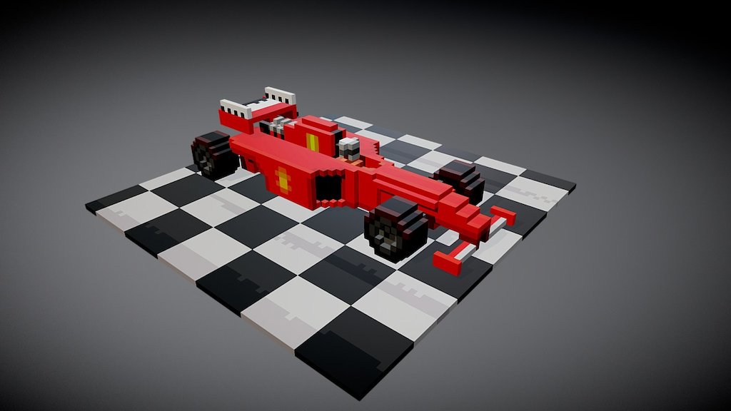 F1 Car - 3D model by Voxelise [a21e3cf] - Sketchfab