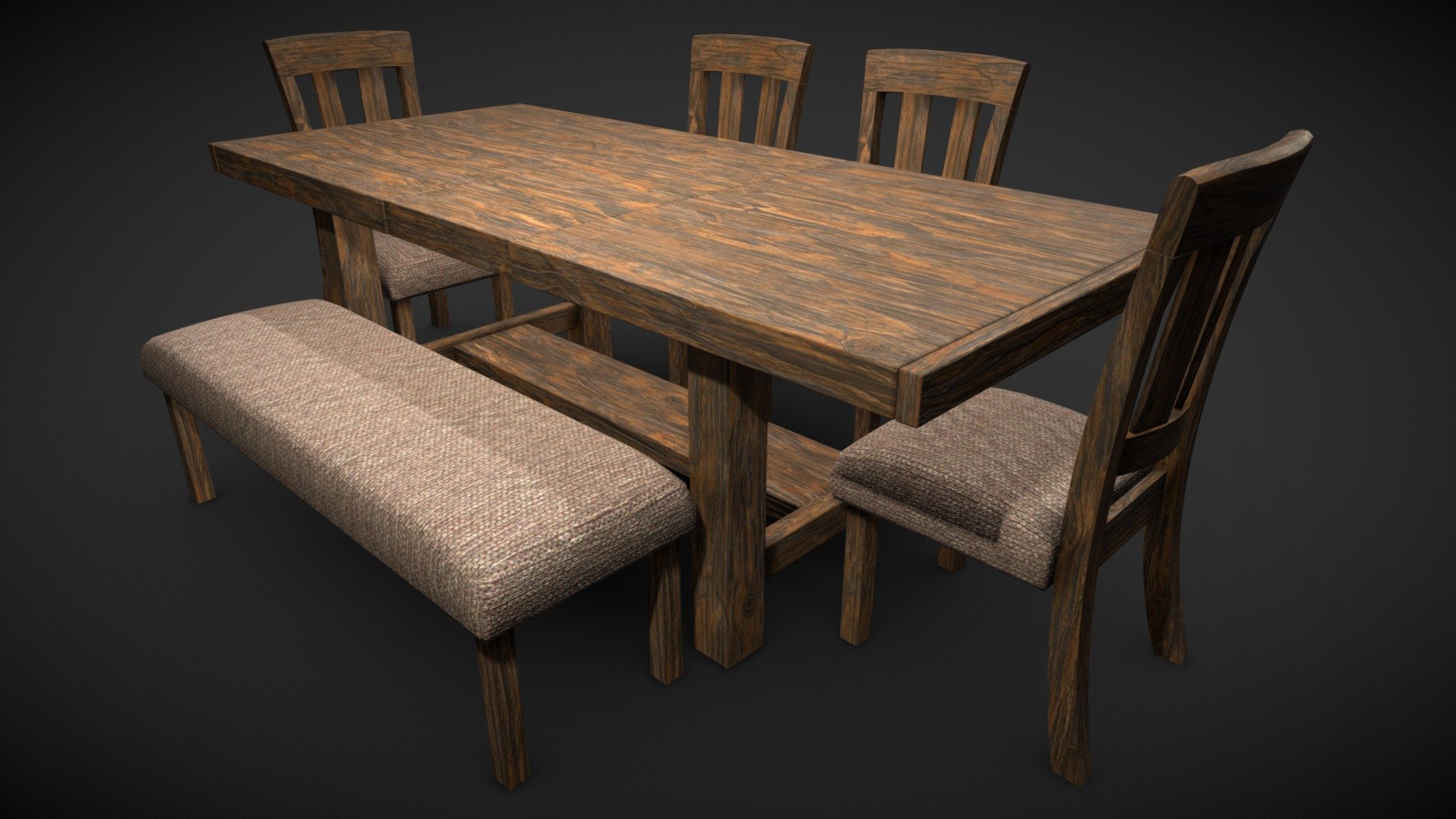 Loon Peak Table Set - 3D model by Joe Conley (@jconley) [a21f42d ...