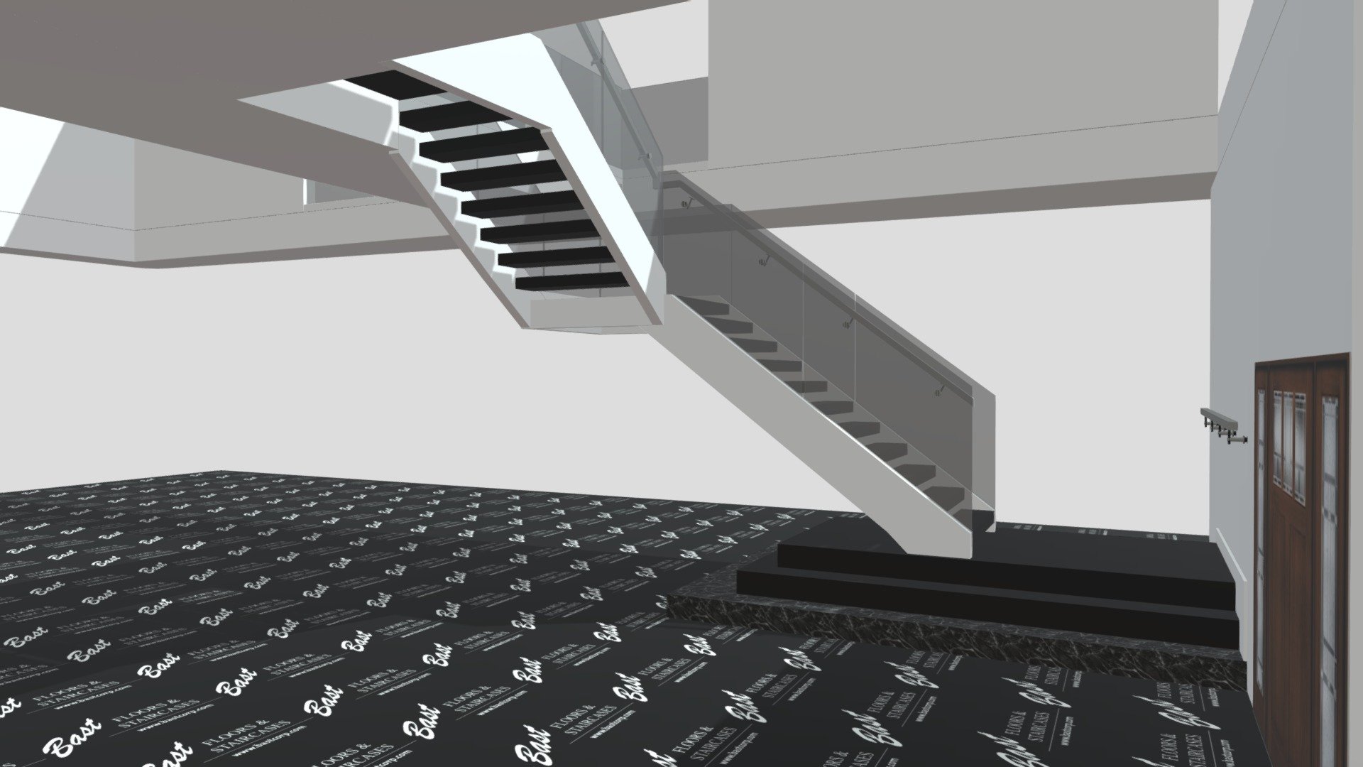 unique stair - 3D model by Bast floors and staircases (@bastcorp ...