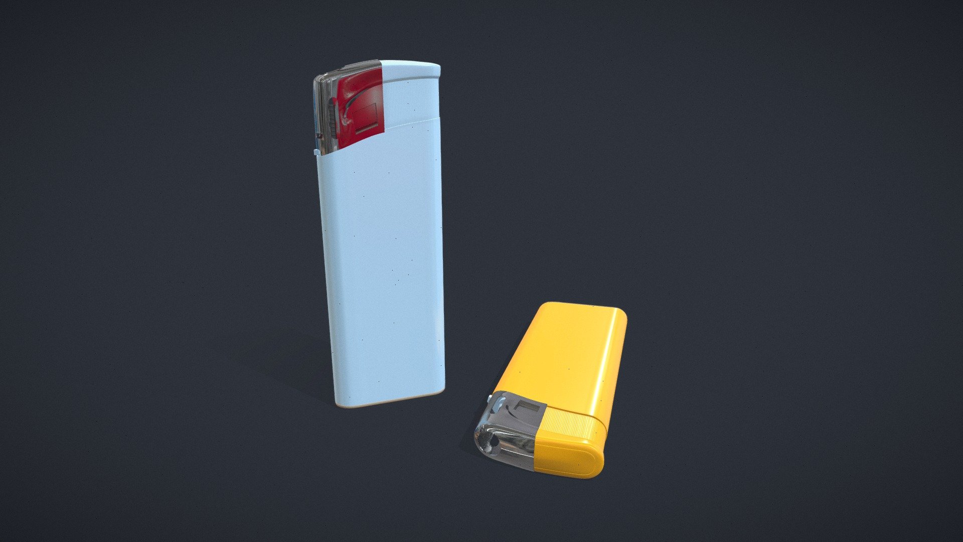 3D Lighters - High-Poly - Blender - Download Free 3D model by Manix3D ...