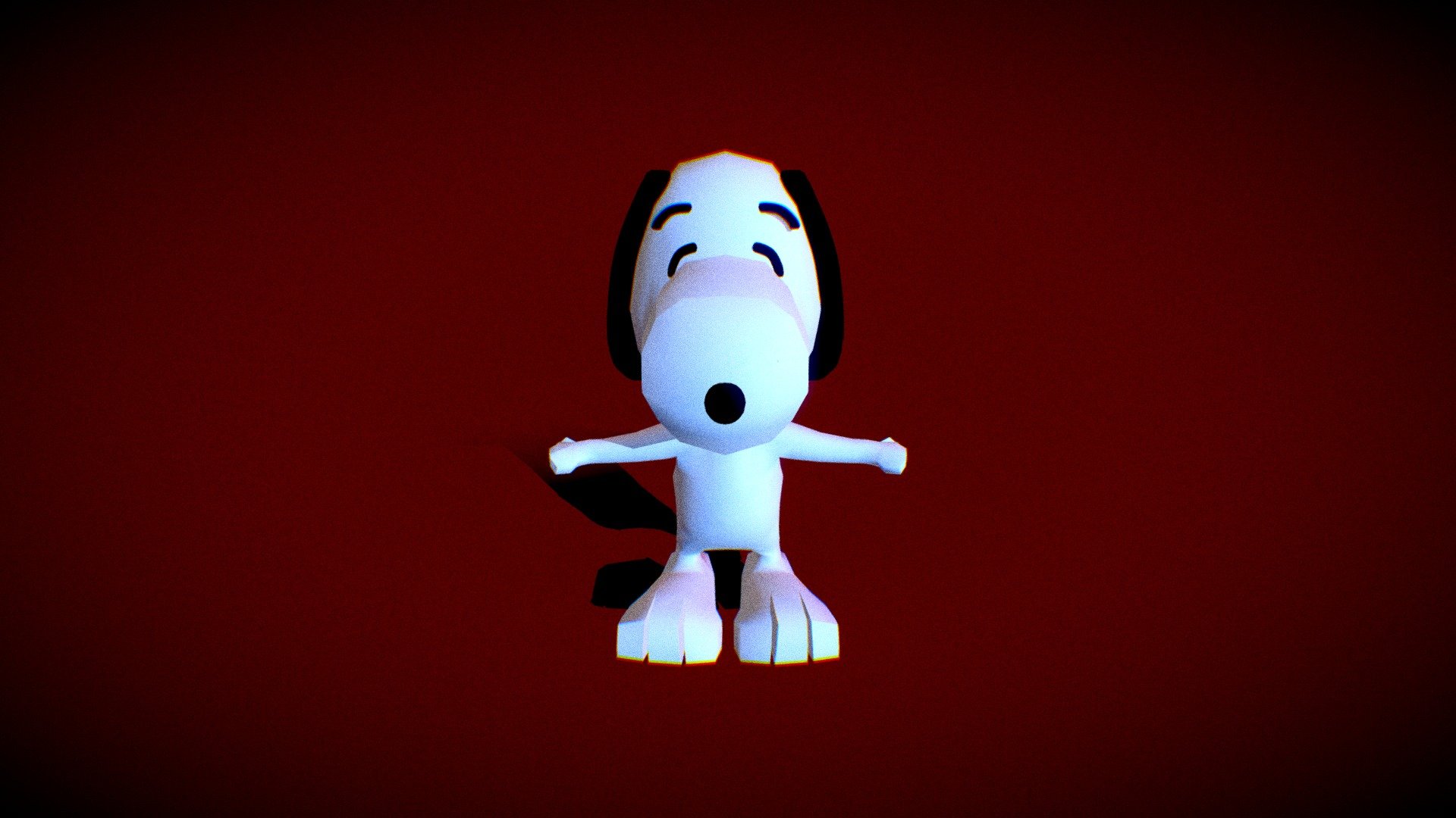 Snoopy - 3D model by Konstancja [a220454] - Sketchfab
