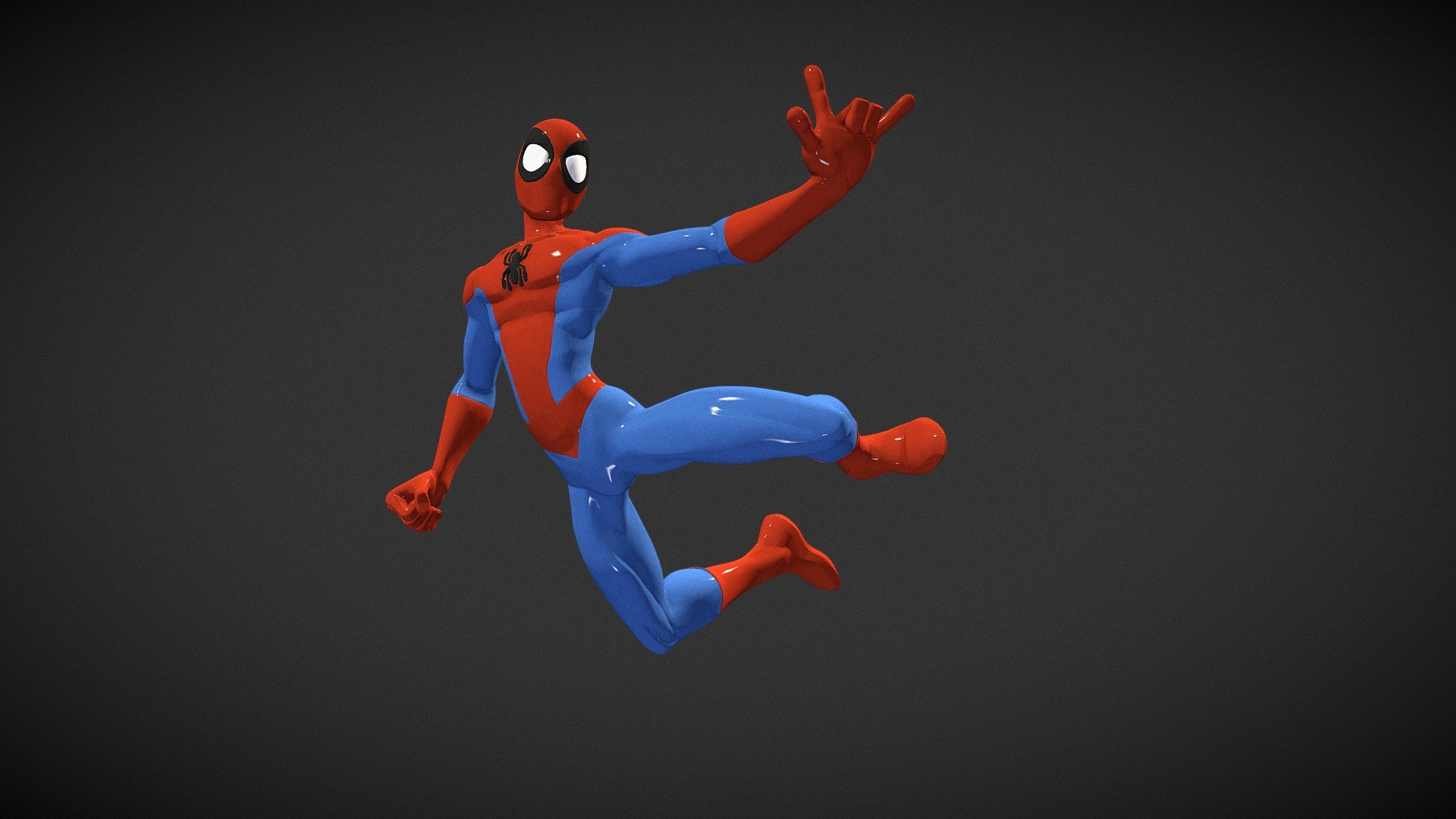 Spidey Low-Res - 3D model by WalkerStudioWorks [a22047b] - Sketchfab