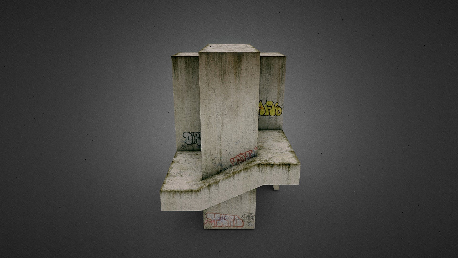 Concrete Structure - Download Free 3D model by Alex heskett ...