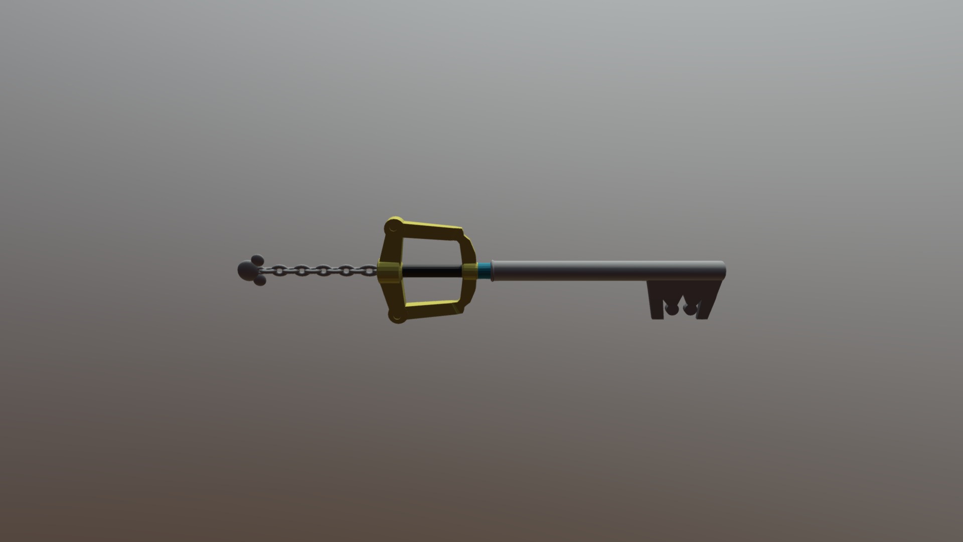 Kingdom Key Keyblade - 3D model by erinrjarrett [a2225b5] - Sketchfab