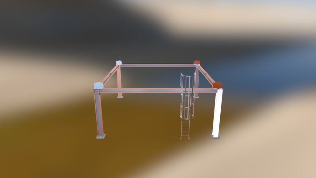 Steel construction - 3D model by Olivier Rassaerts (@rassaerts.olivier ...