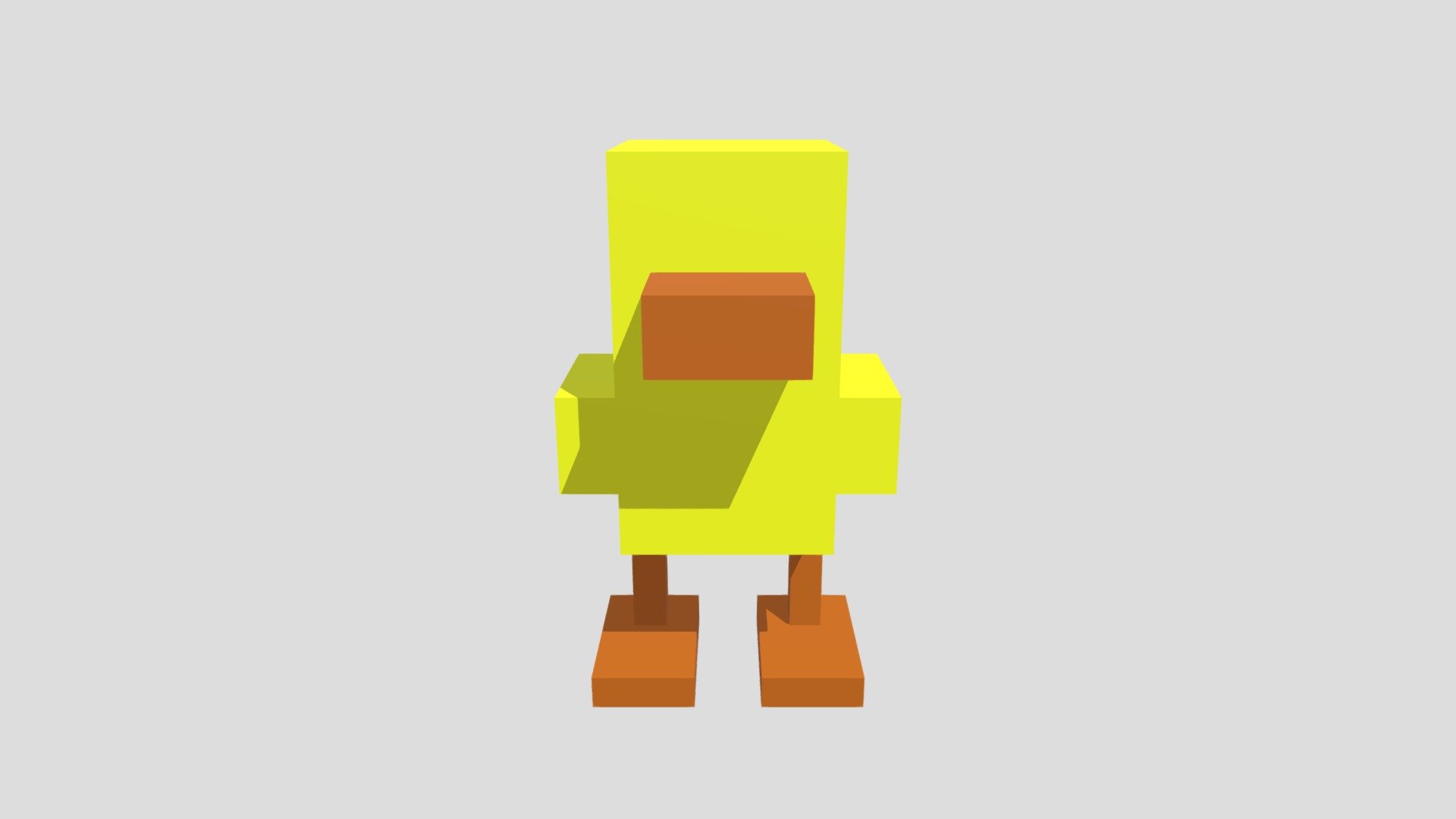 Pato- CrossyRoad - 3D model by beatriz-oficina [a224b4f] - Sketchfab