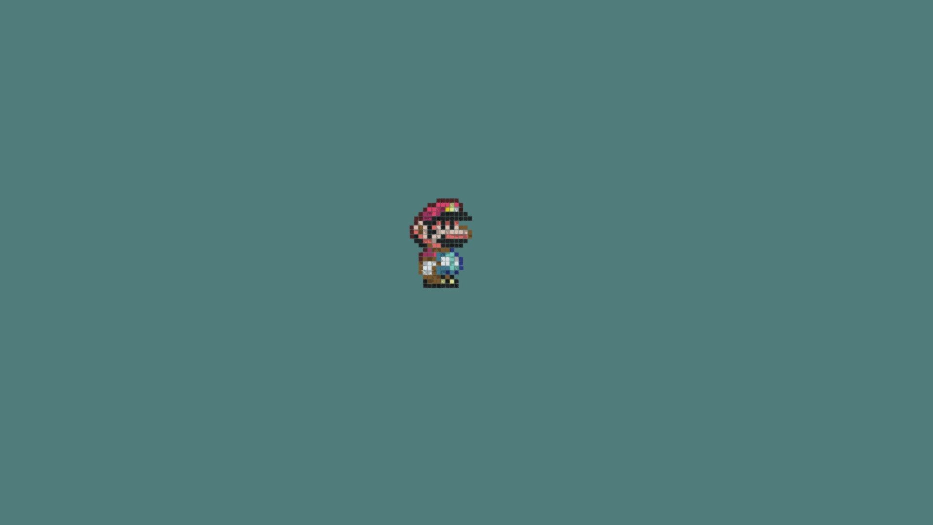 Pixel Small Super Mario - Download Free 3D model by fortbonnitar ...