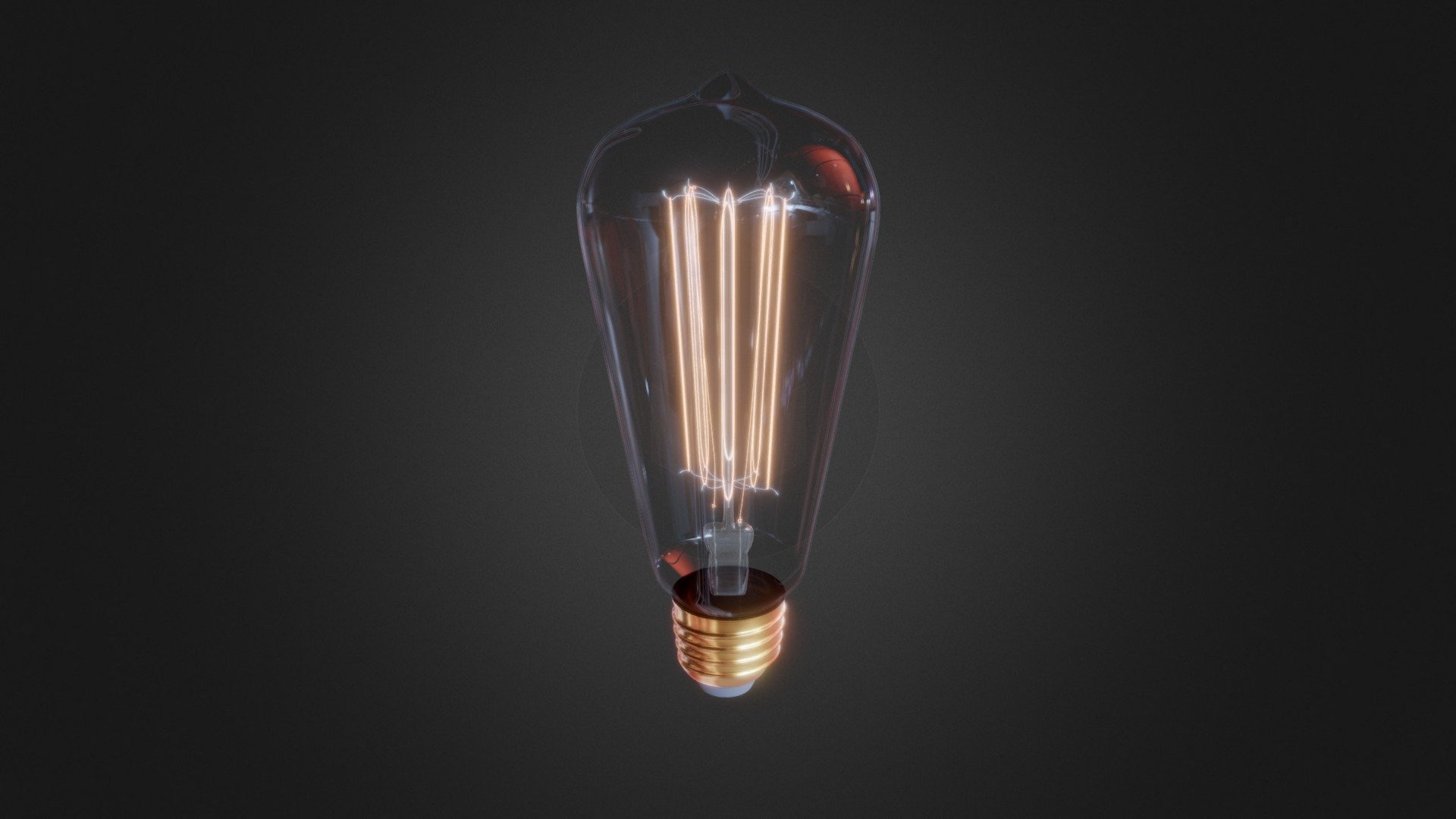 Edison Bulb - 3D model by cgworkers [a22692f] - Sketchfab