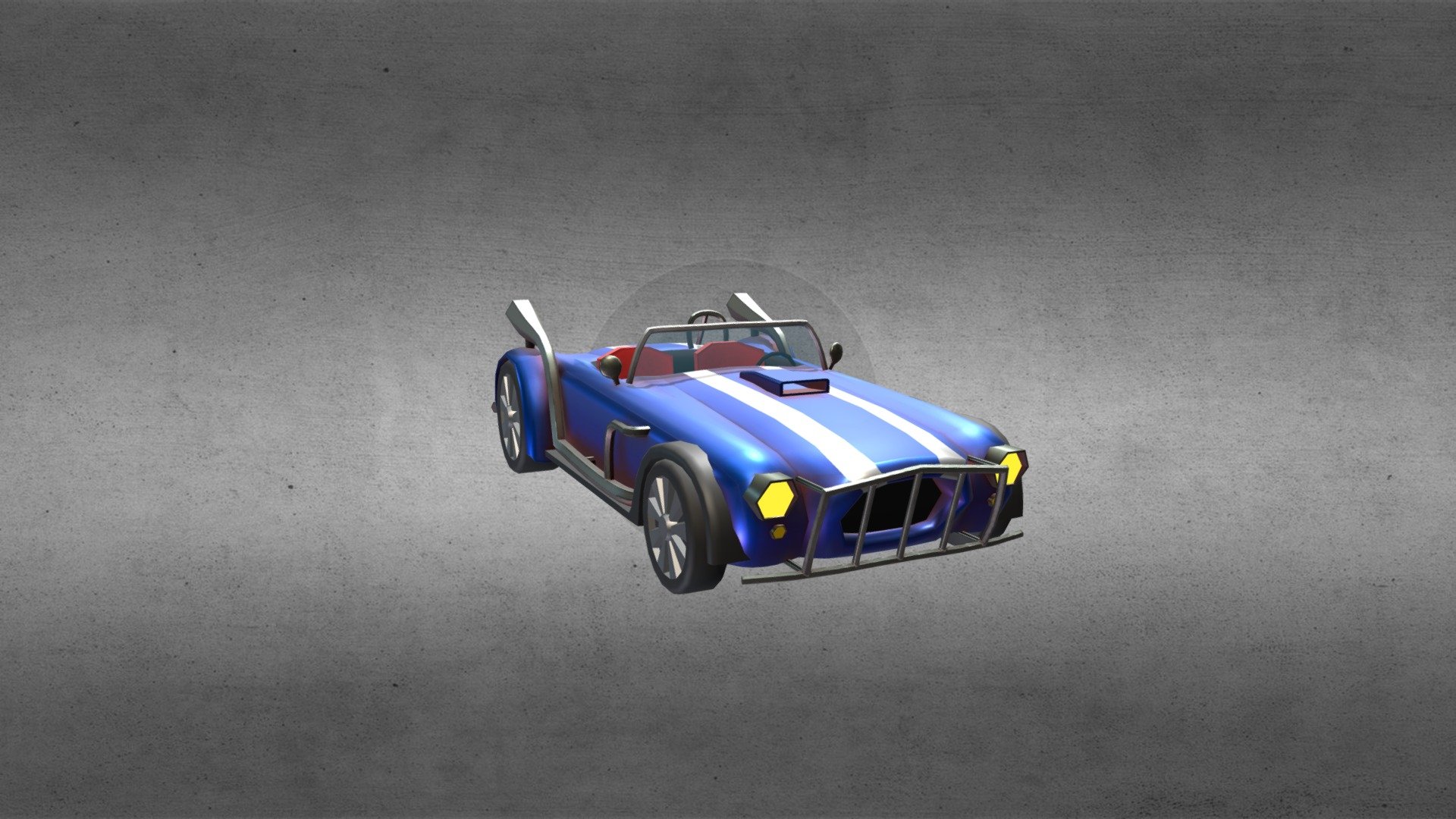 Low Poly Shelby Cobra - 3D model by alekmor [a228ad6] - Sketchfab