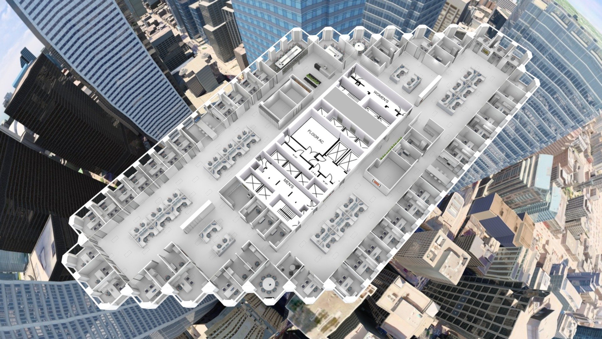 Scotia Plaza Universal Layout - 3D model by FS (@findspace) [a2292b0 ...