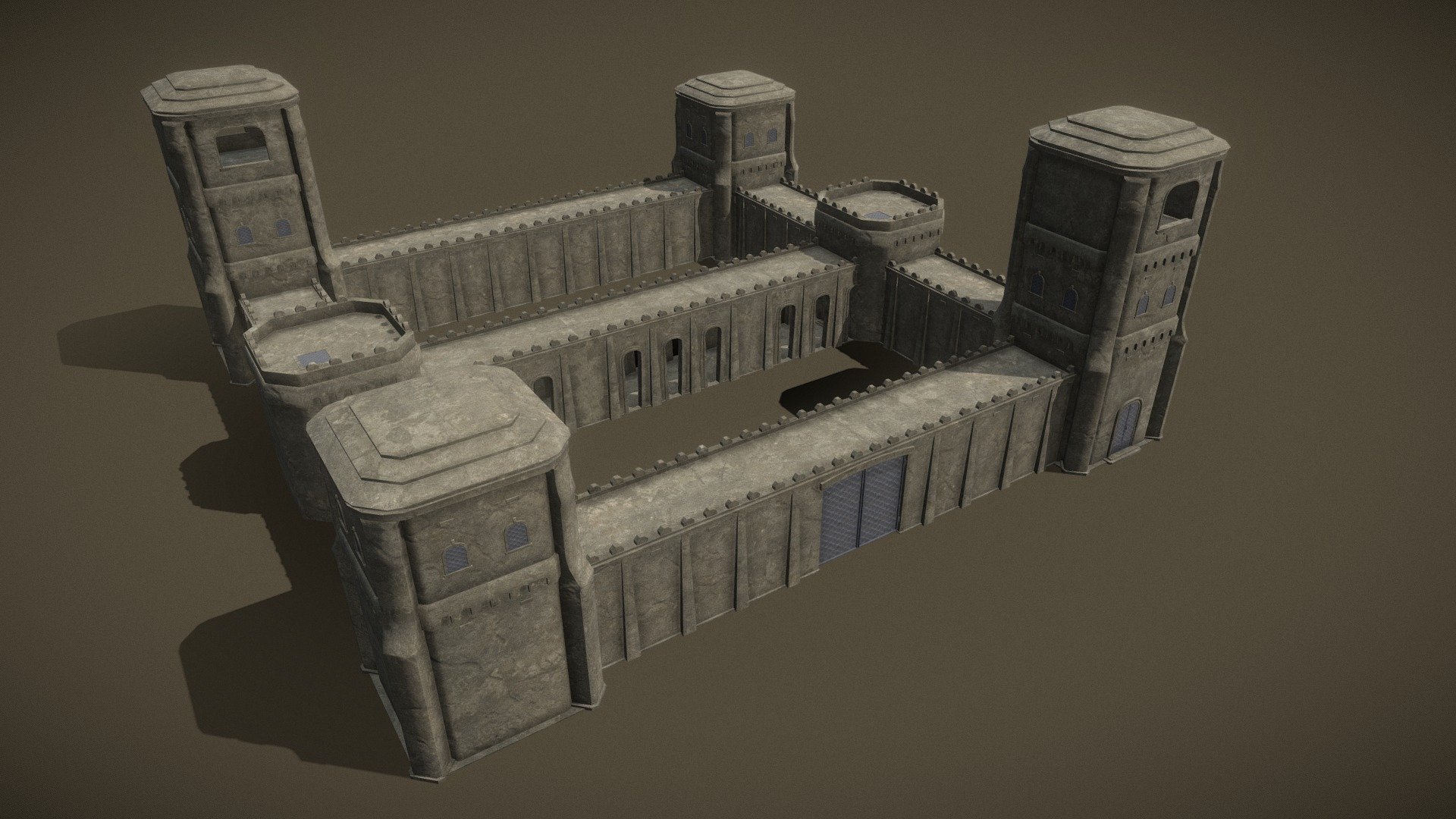 modular fortress, Free - Download Free 3D model by FelikinRuslan ...