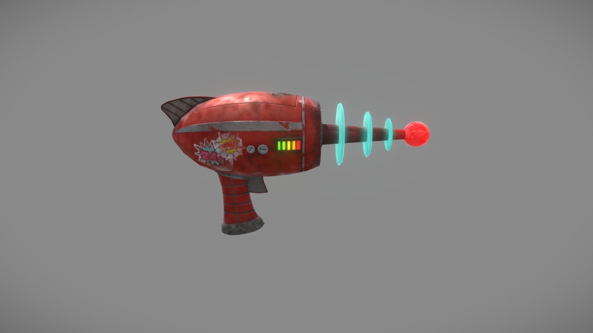 Raygun - 3D model by RJ Anthony (@RJAnthony) [a22a672] - Sketchfab