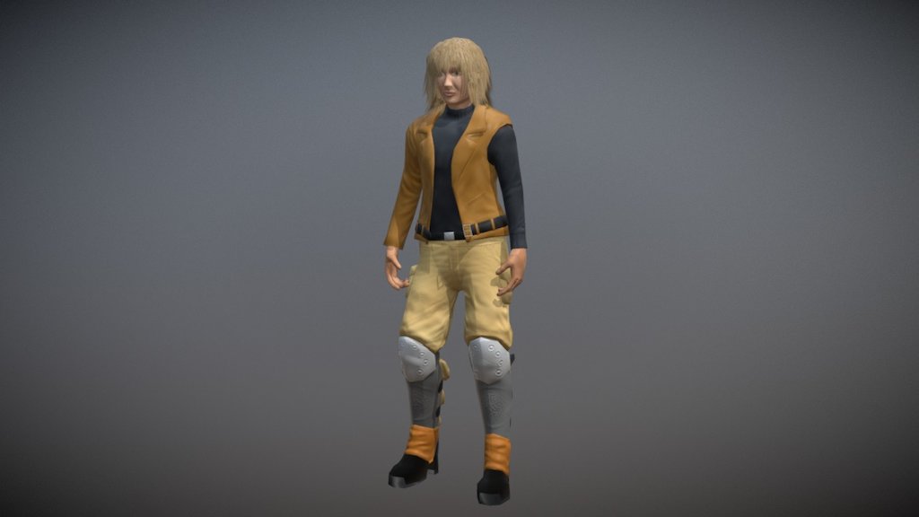 Low Poly Woman - 3D model by JaimeBoillot [a22adf0] - Sketchfab