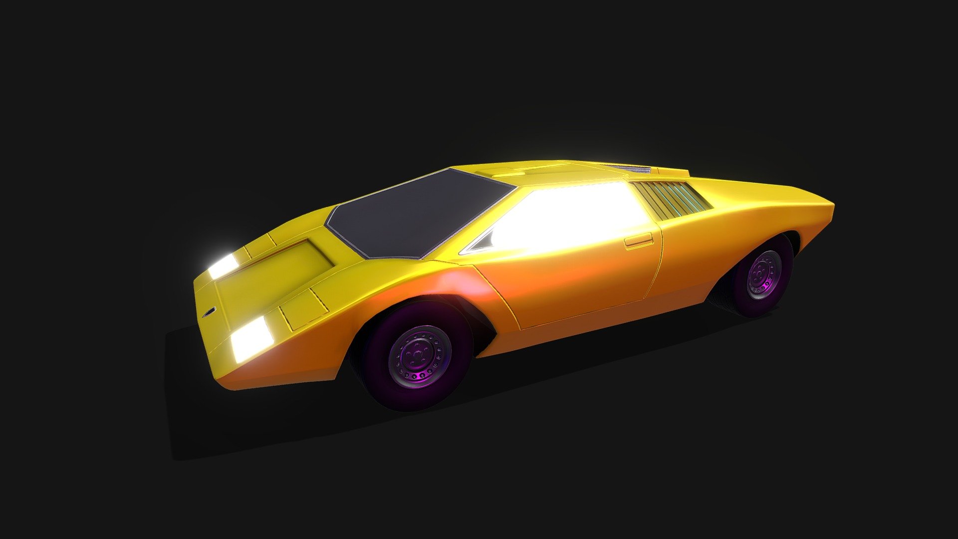 Lamborghini Countach LP500 - 3D model by fraileisaac [a22b9ce] - Sketchfab