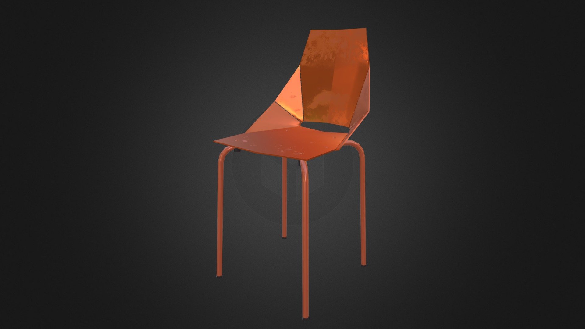 Copper Real Good Chair - Buy Royalty Free 3D model by CG Stuffs ...