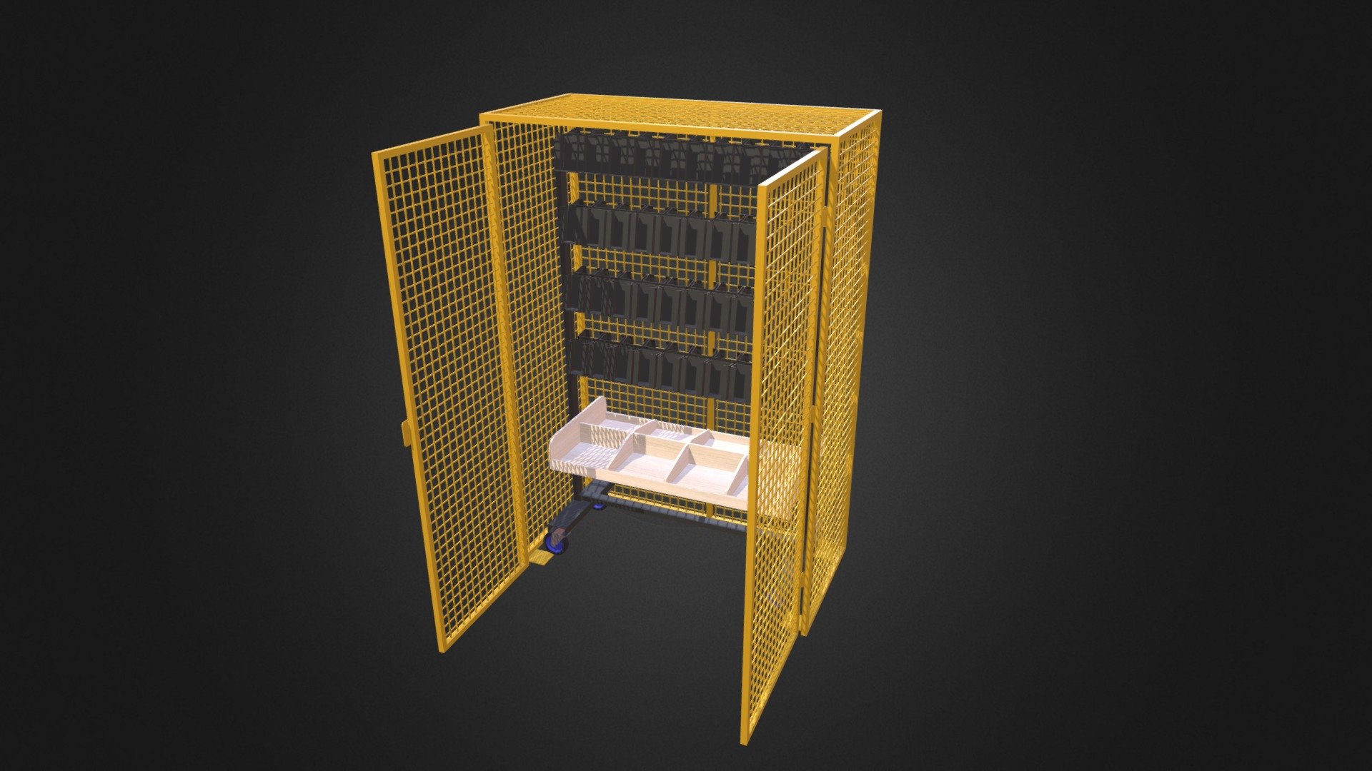 Scanner Trolley and Cage - 3D model by Charlie (@NorsemanDirect ...