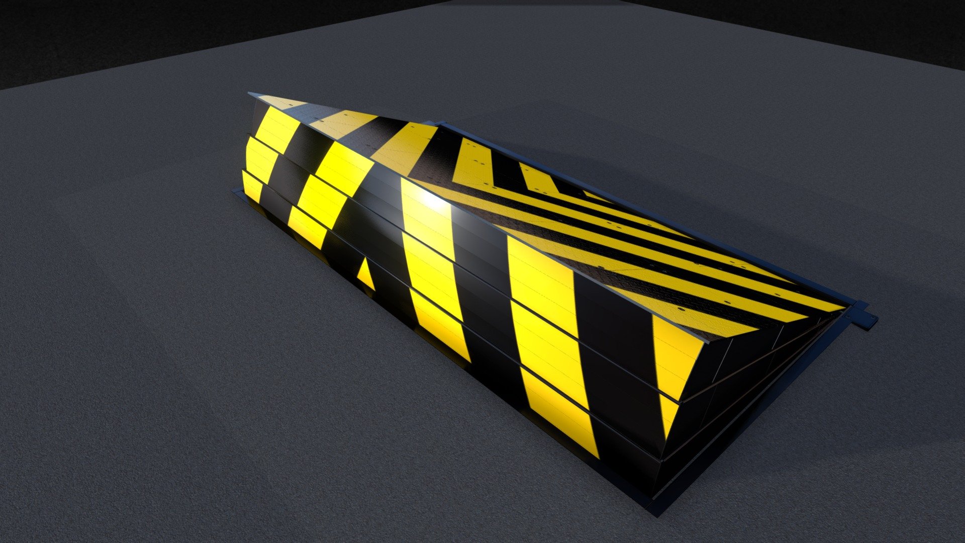 Frontier Pitts Parking Height Rising Kerb - 3D model by Frontier Pitts ...