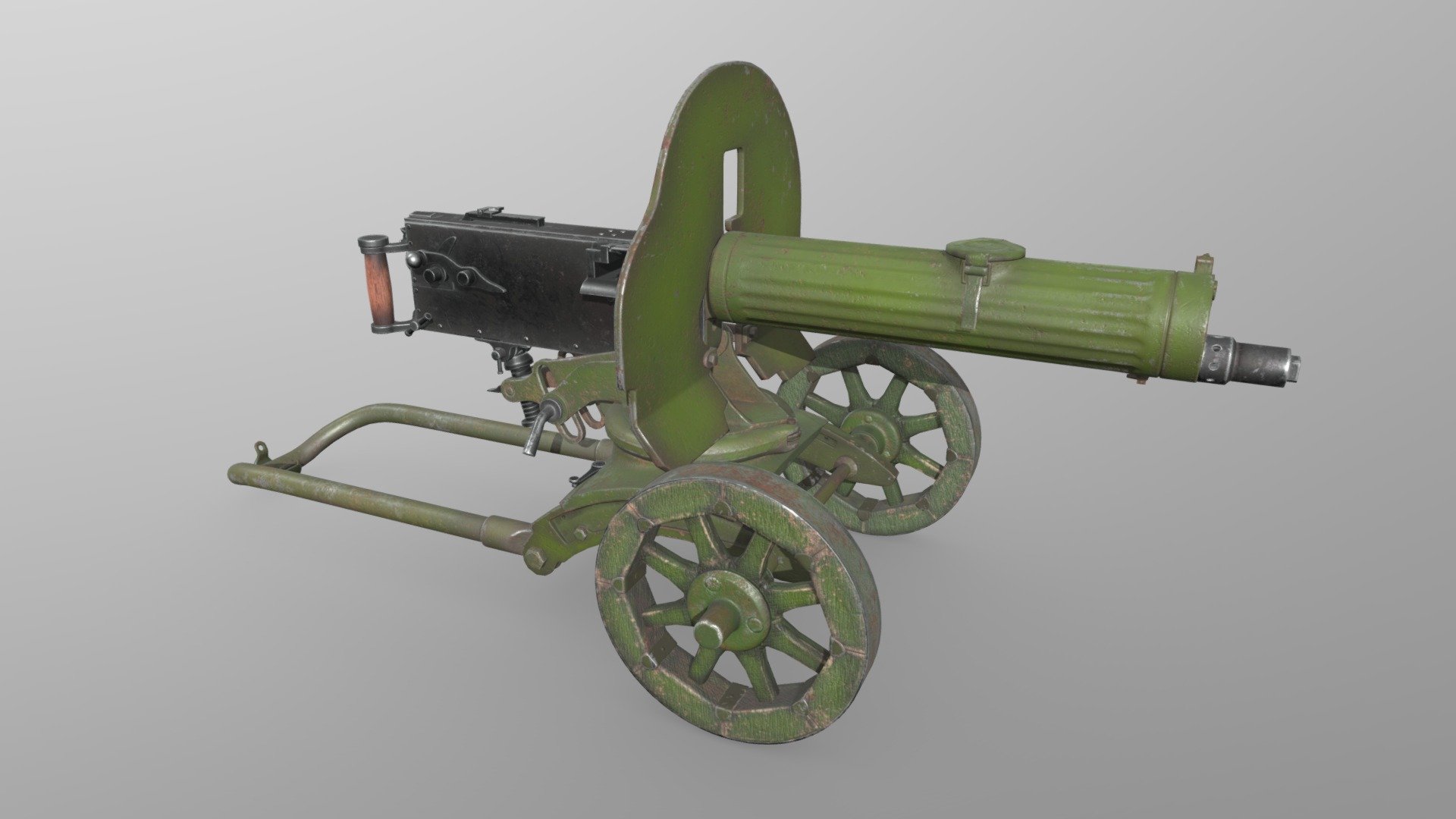 Maxim_gun - 3D model by vectorman777 [a23062a] - Sketchfab