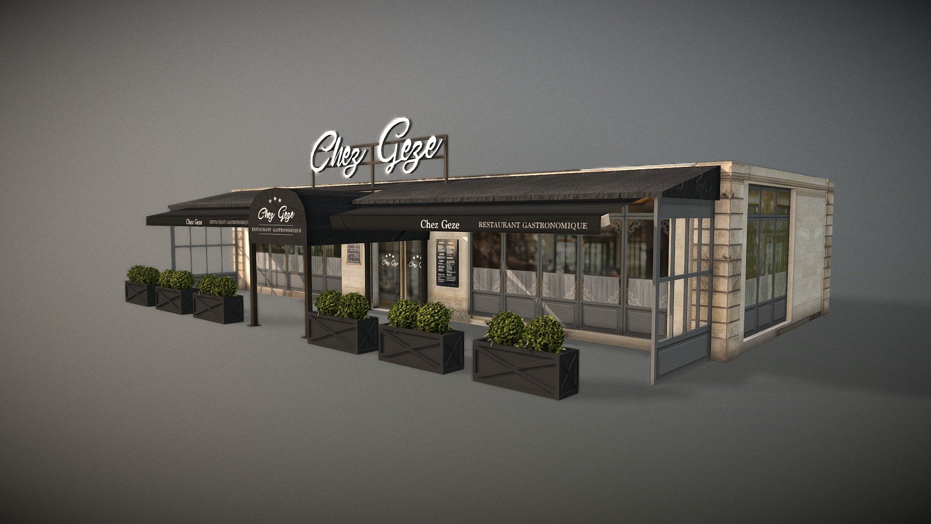 Chez Geze - Buy Royalty Free 3D model by Gruny (@grunystudio) [a23089e ...