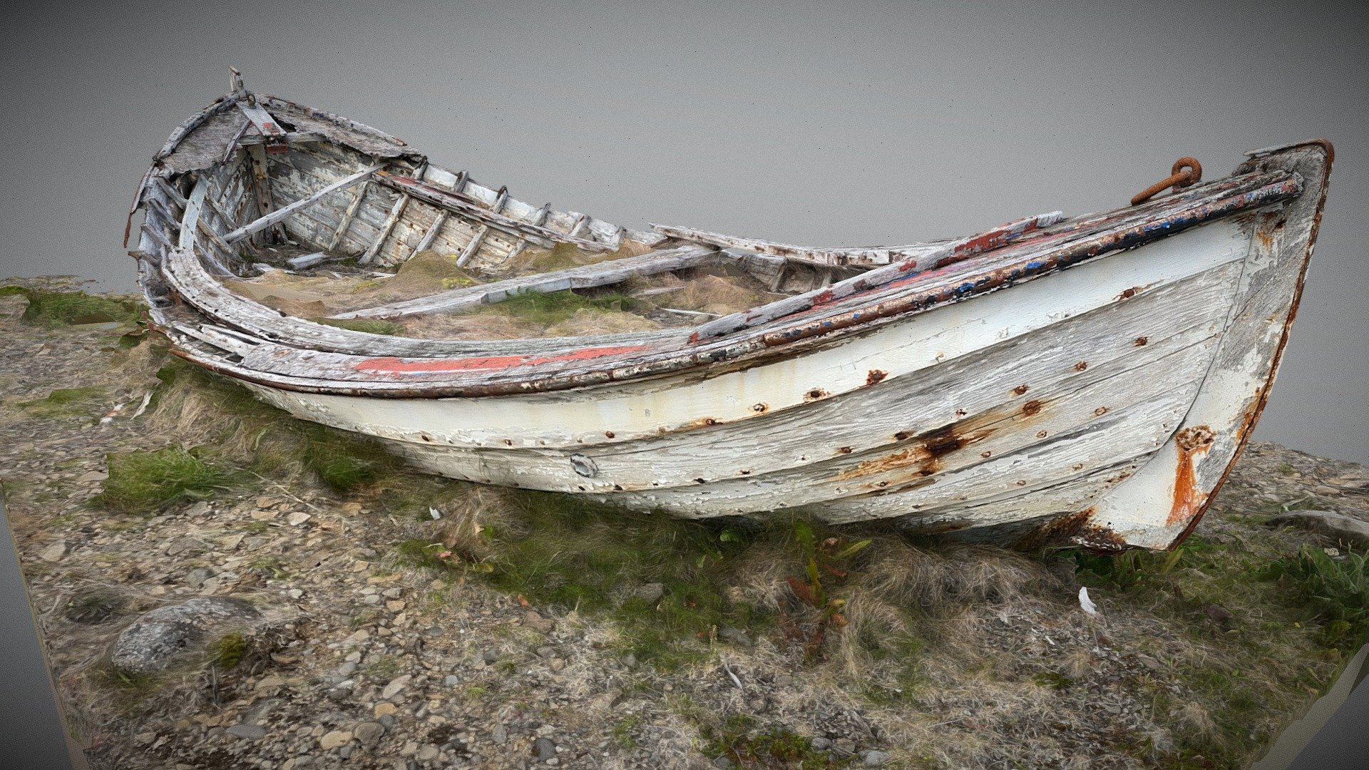 Shipwrecked Boat (raw model) - Download Free 3D model by Arhidrona ...