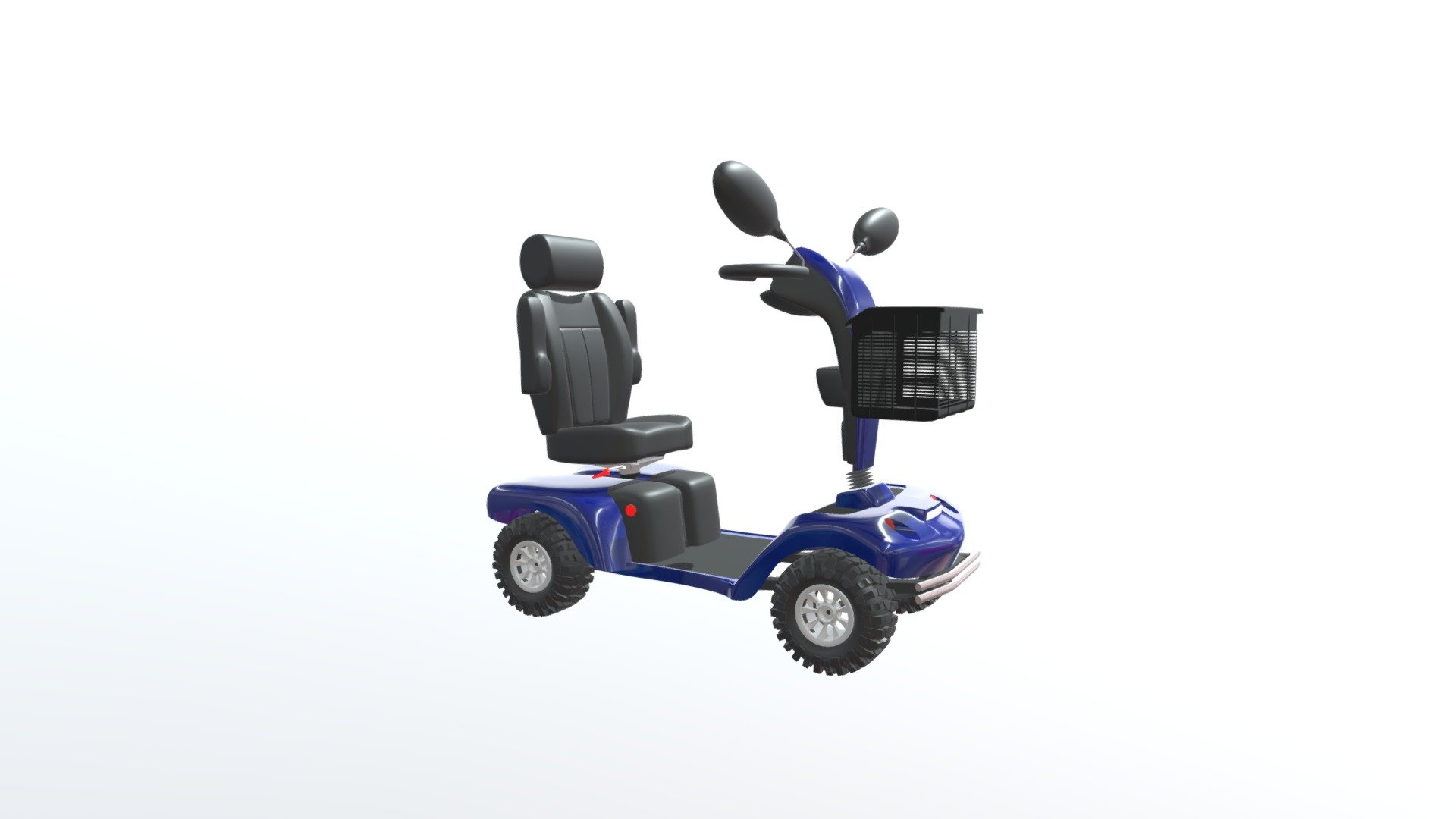 Electric Mobility Scooter - Buy Royalty Free 3D model by walkermd ...