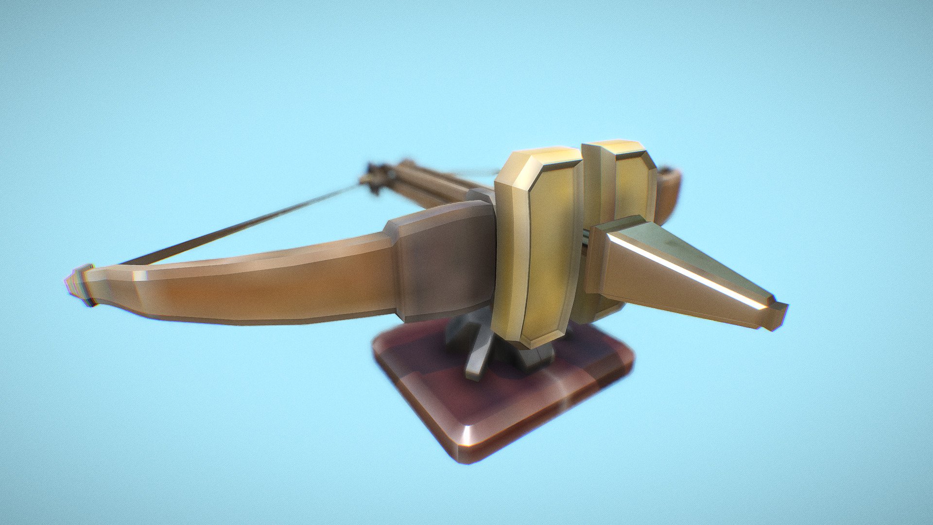 Crossbow - 3D model by southeastfeez [a2334f3] - Sketchfab