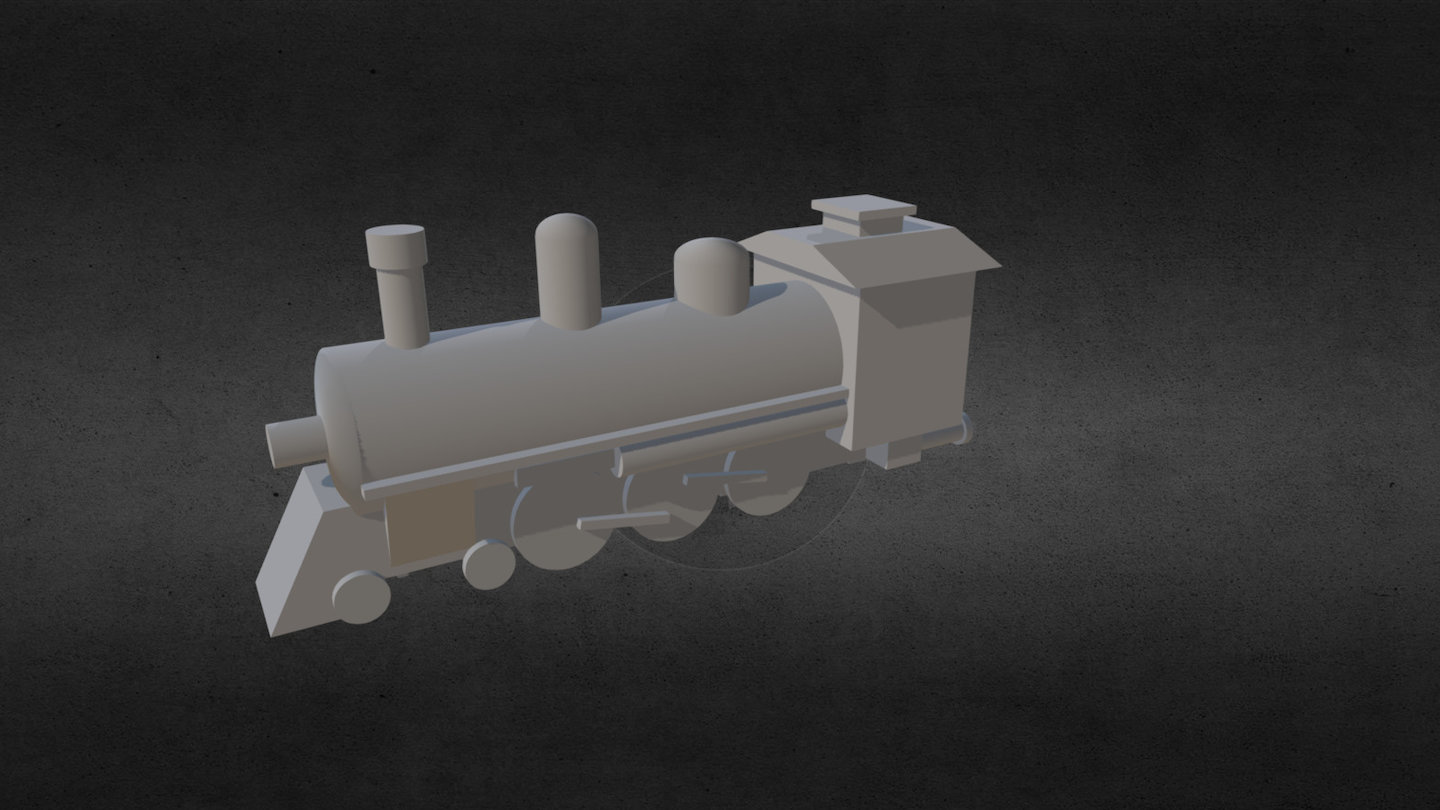 Christmas Calendar -day 18- Toy Steam Train Mesh - 3D model by Stadalf ...