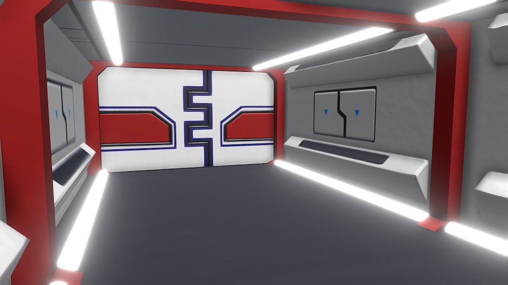 Hallway - 3D model by jonah.muguira [a234aa1] - Sketchfab