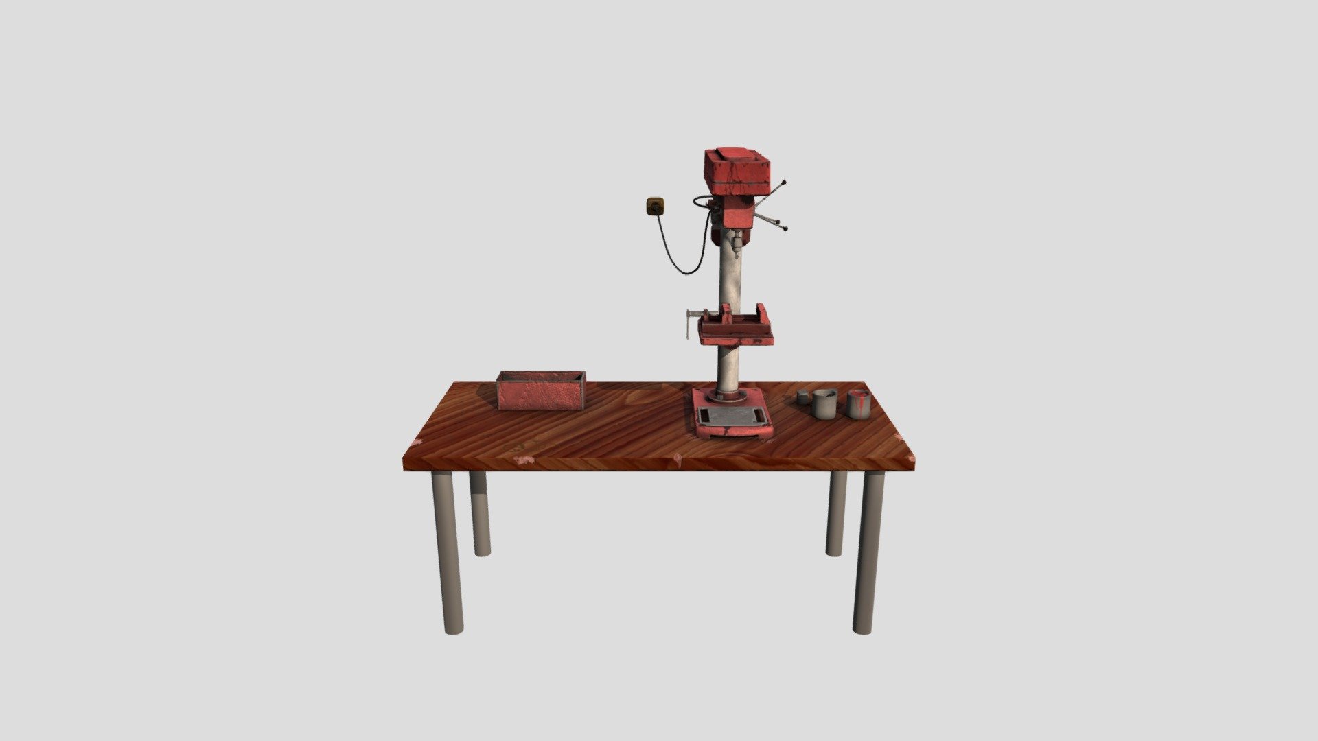 Drilling Machine - Download Free 3D model by sandman4701 [a235938 ...