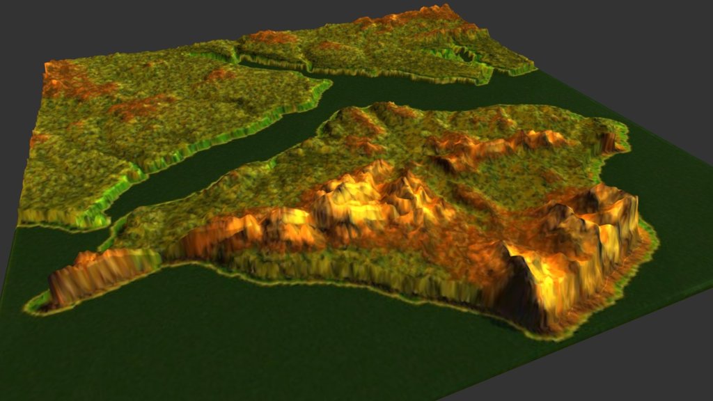 Isle of Wight - 3D model by Dragon_Ronin [a235b1b] - Sketchfab