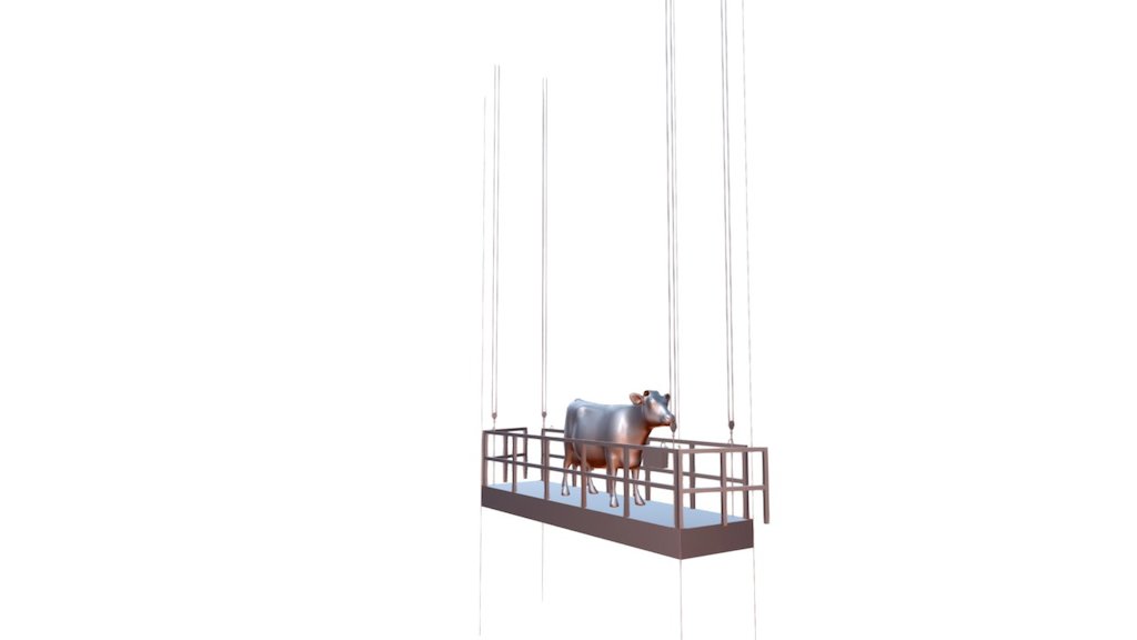 04 Cow And Scaffold - 3D model by JAVSTAOTRA [a235d2a] - Sketchfab