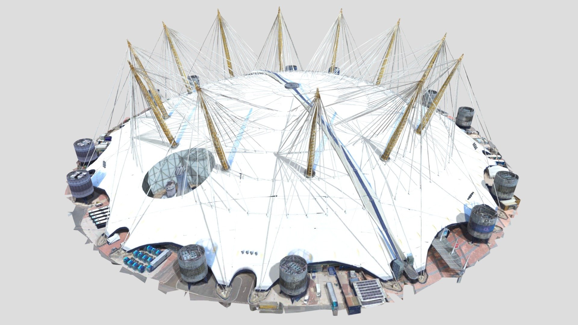 The O2 Arena - Download Free 3D model by PeeJaa [a2376c7] - Sketchfab