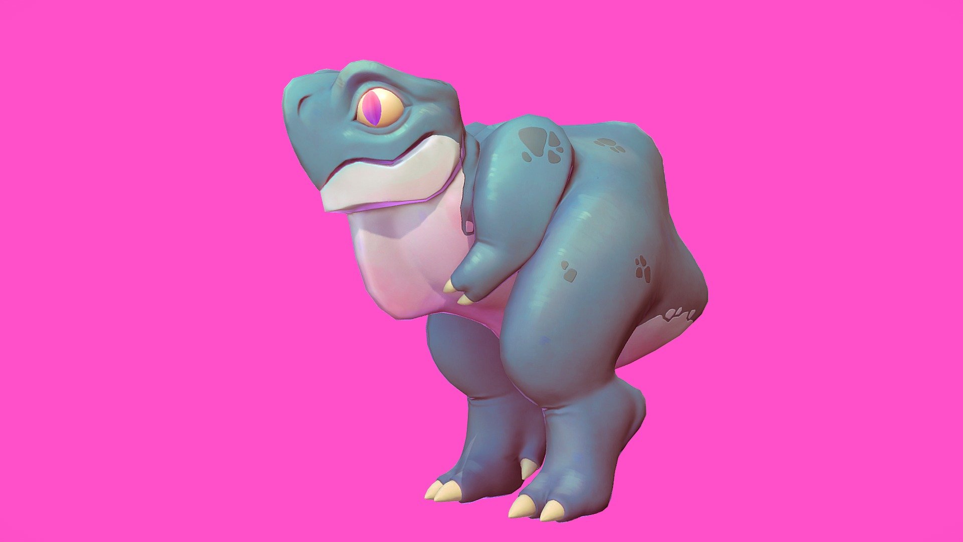 Stylized Dino - Download Free 3D model by Doink (@Doinkoloink) [a237d7b ...
