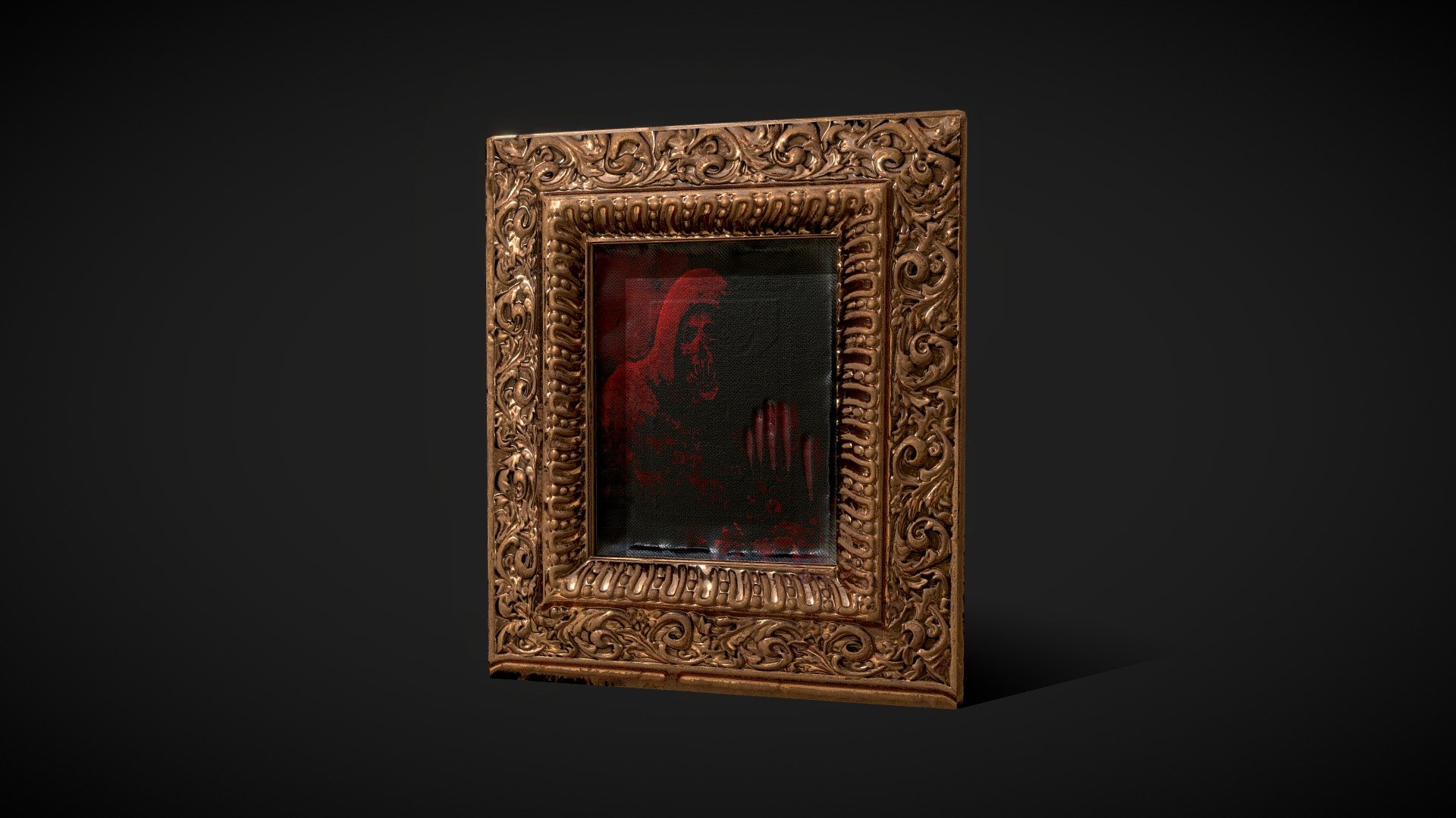 Bloody Painting - 3D model by Karolina Renkiewicz (@KarolinaRenkiewicz ...