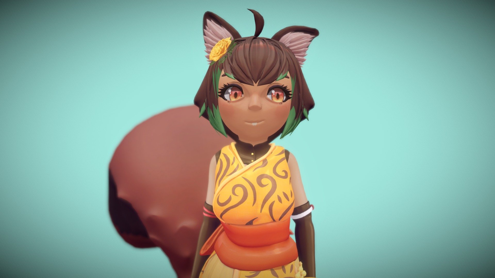 3D Vtuber Model: Whisky - 3D model by Skylar Muffin (@boopdesignstudio ...
