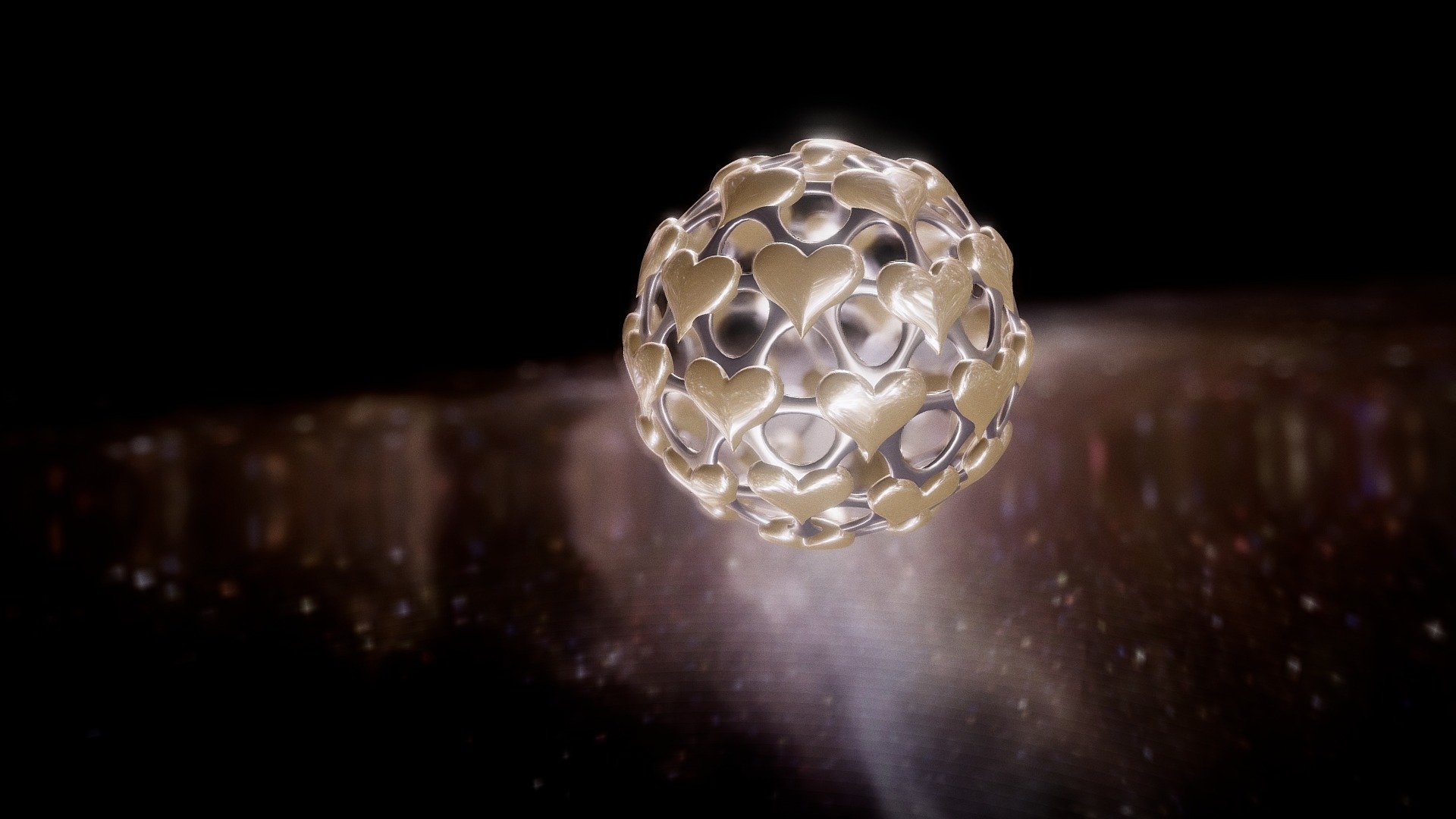 Heart sphere jewel - 3D model by vigaspace [a23b303] - Sketchfab