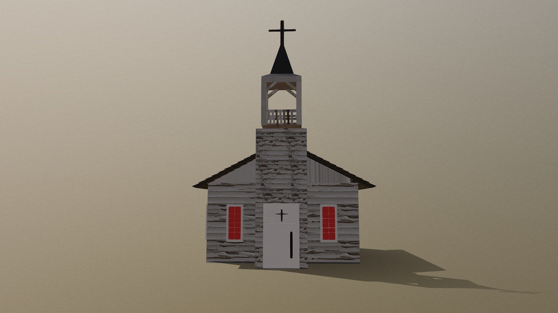 Scary church - Download Free 3D model by magiokko [a23b402] - Sketchfab