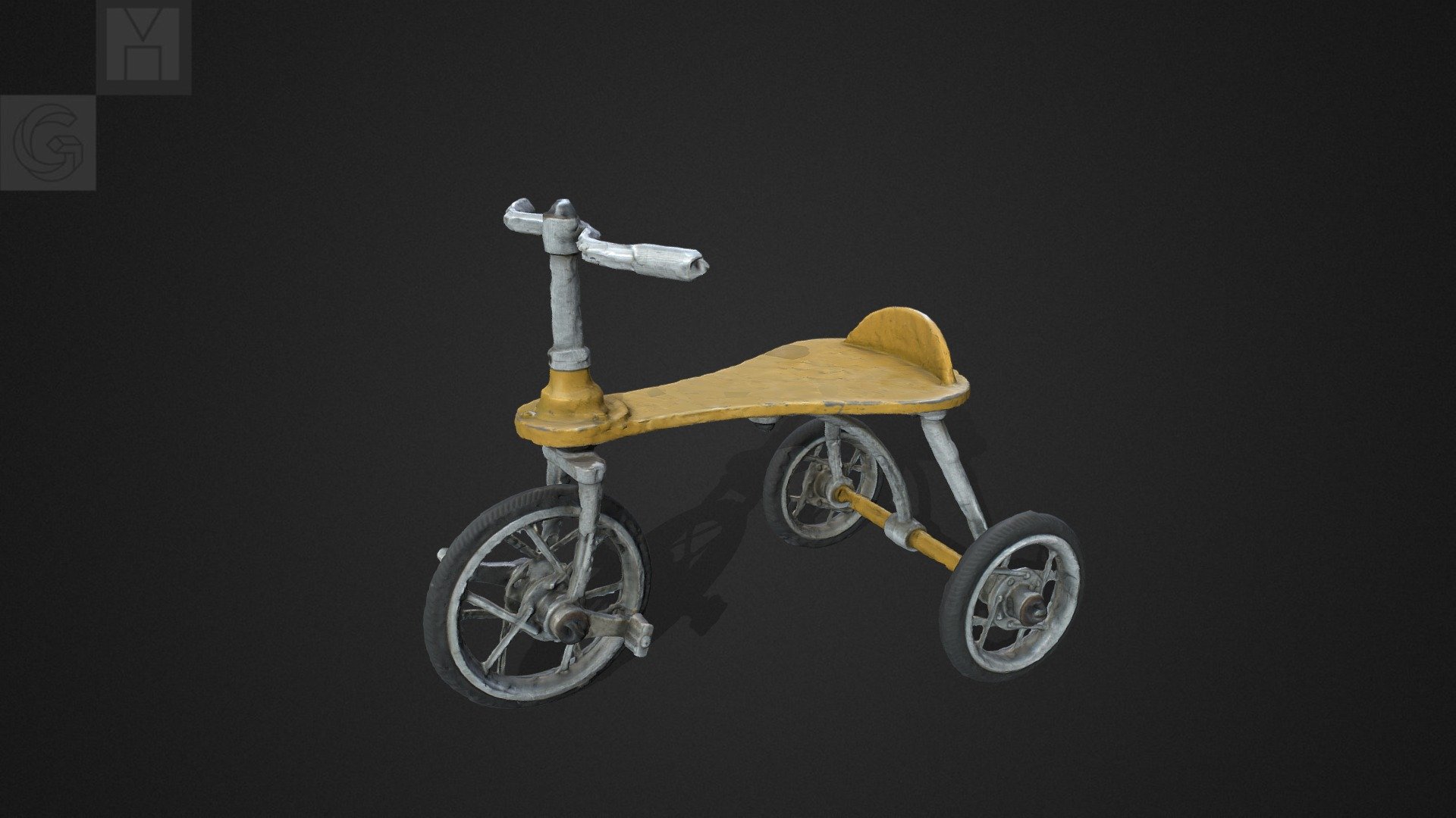 Tricicle miniatura. Museu Història Catalunya - Download Free 3D model ...