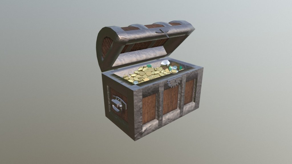DIG 4780 - Treasure Chest - 3D model by ebrown39 [a23ce41] - Sketchfab