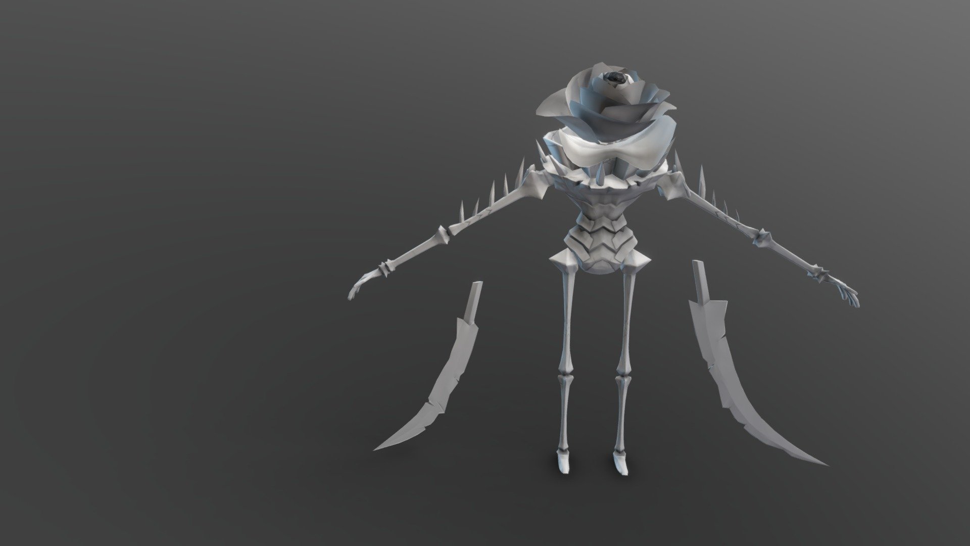 Demon Rose - 3D model by bobrik00 [a23d78e] - Sketchfab