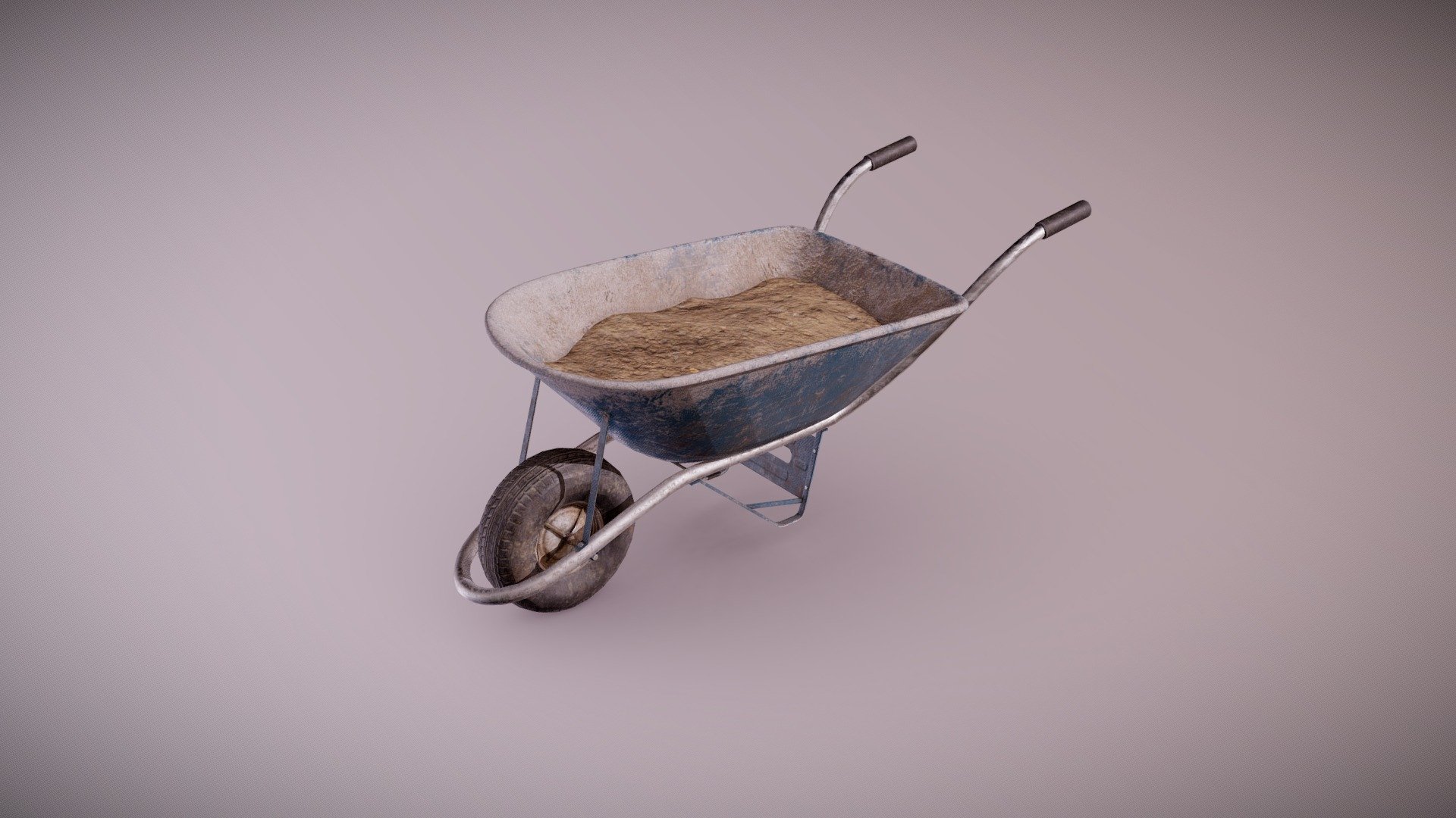 CON - Wheel Barrel - PBR Game Ready - Buy Royalty Free 3D model by ...